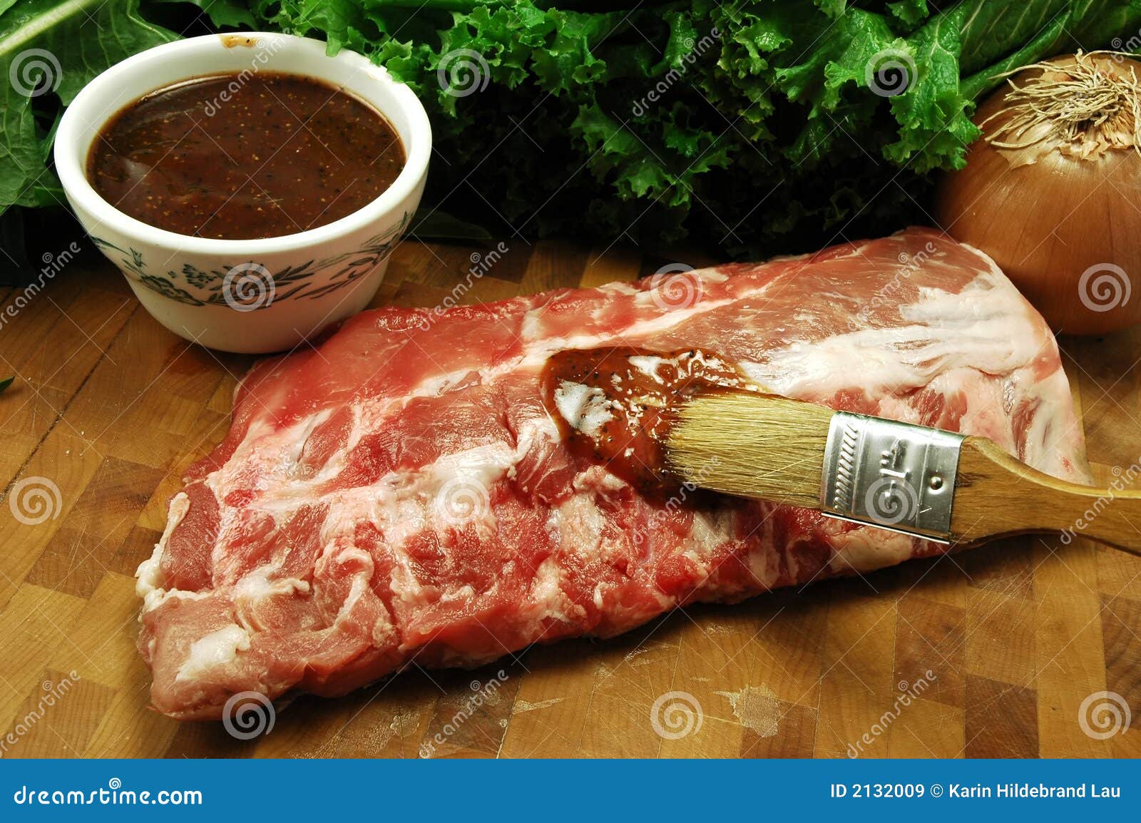 Fresh Baby Back Ribs stock image. Image of ribs, board - 2132009