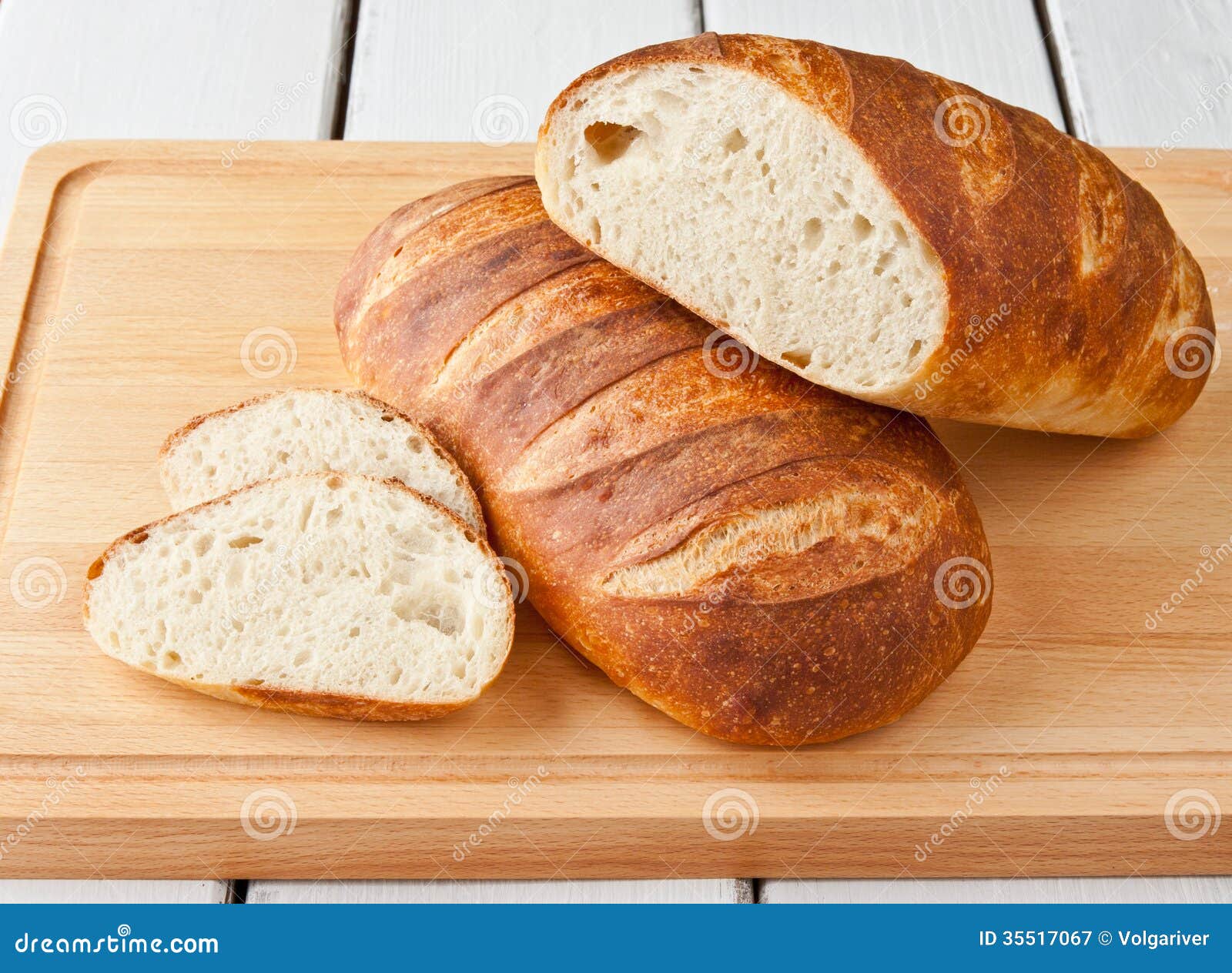 Fresh baked white bread stock image. Image of stick, pastry - 35517067