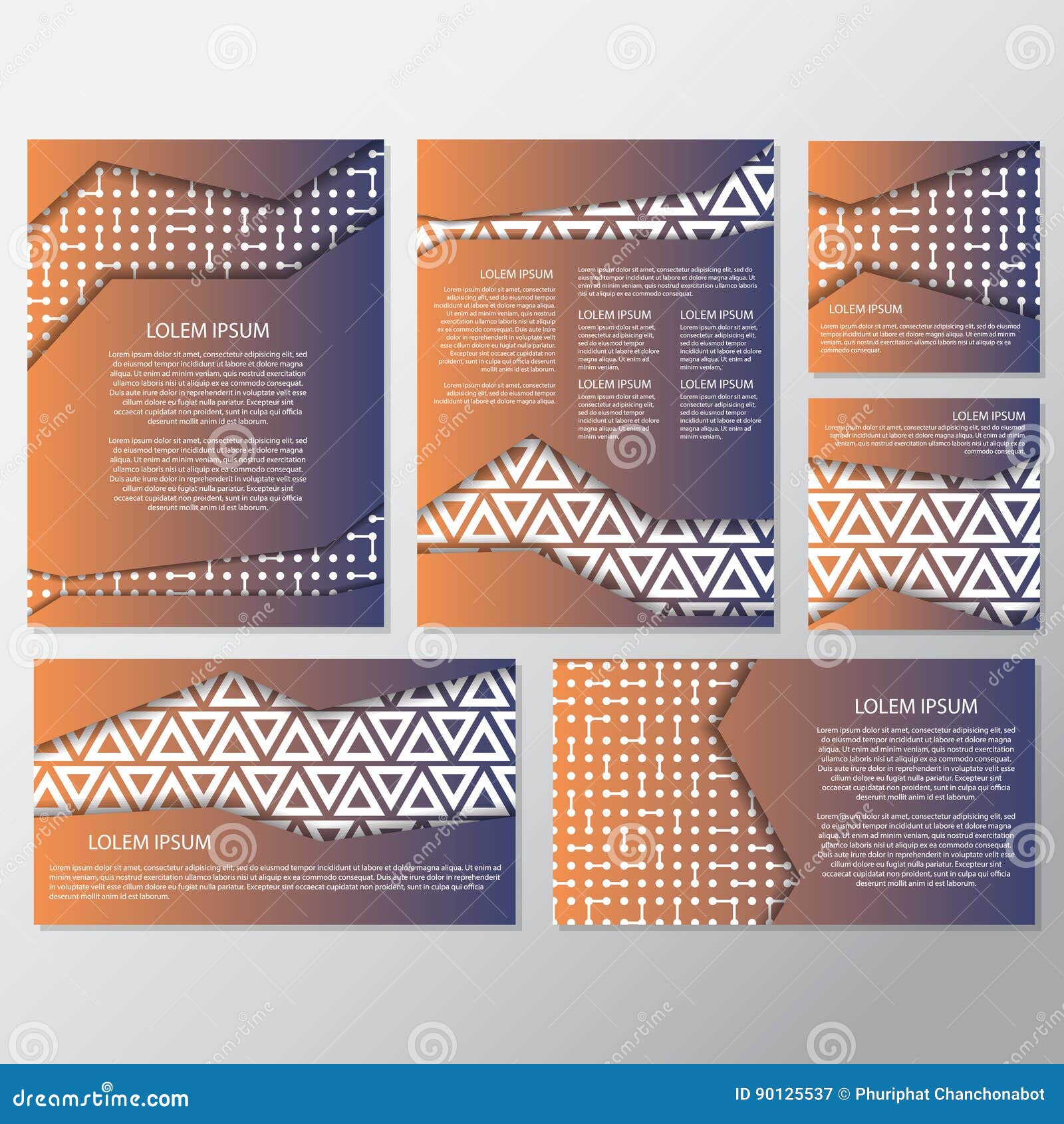 Fresh Background Flyer Style Background Design Template Stock Vector ...