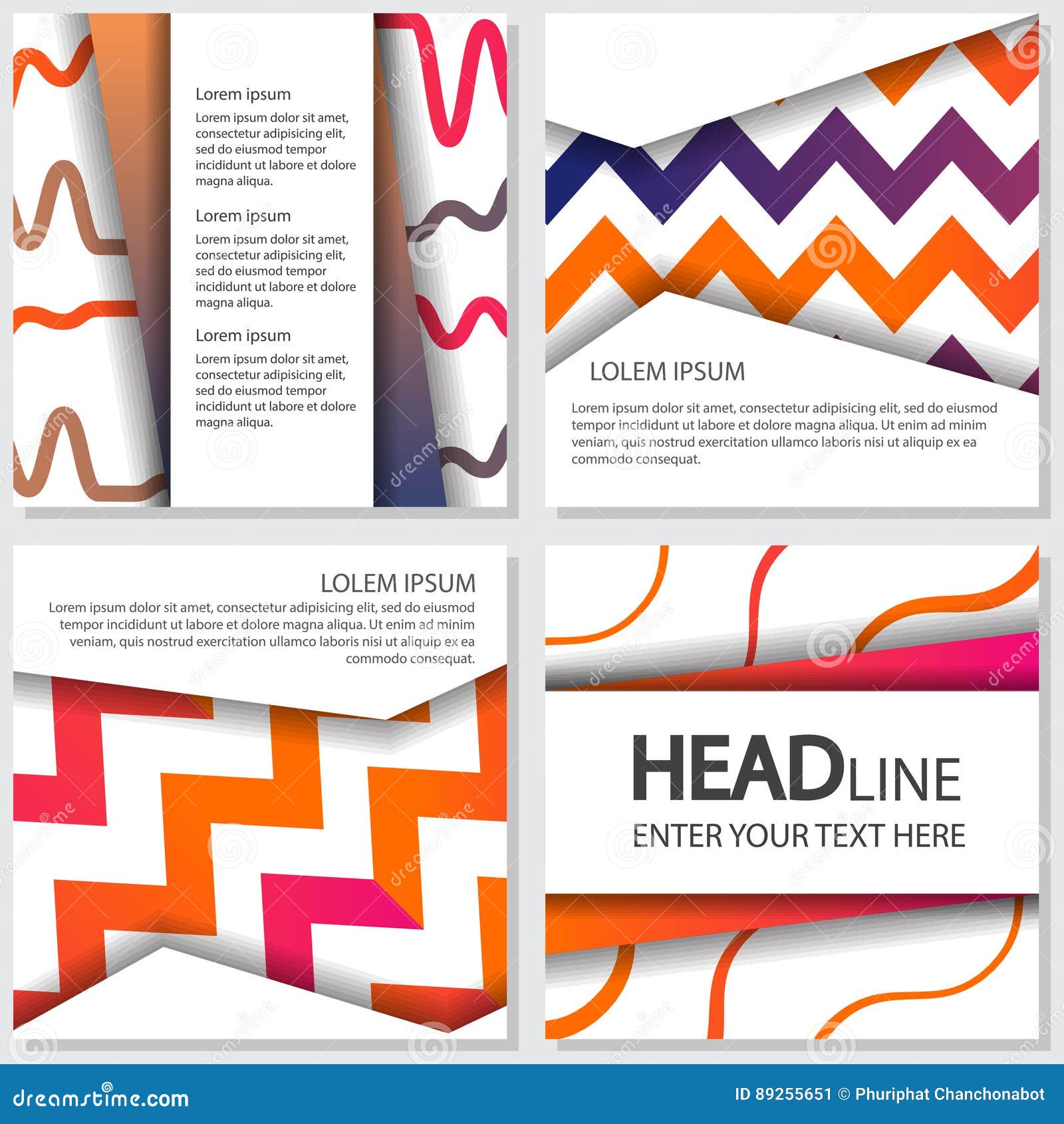 Fresh Background Flyer Style Background Design Stock Vector ...