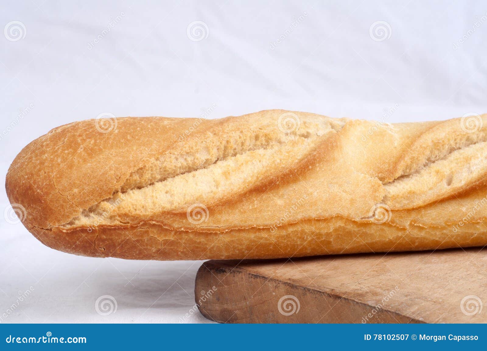 Fresh baguette on display stock image. Image of food - 78102507
