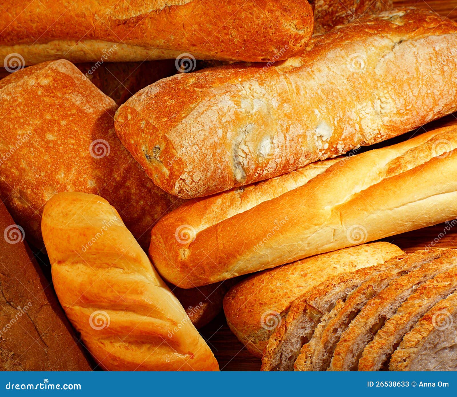 Fresh Baked Bread Background Stock Image - Image of dough, fresh: 26538633