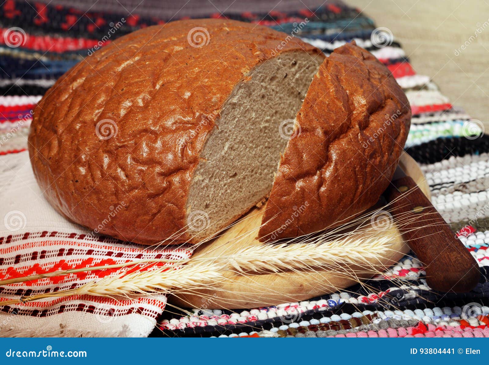 Fresh baked bread stock image. Image of assortment, foodstuffs - 93804441