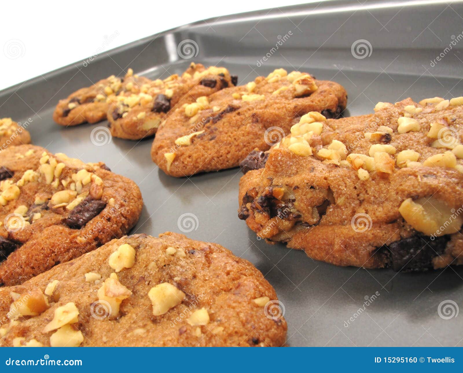Fresh-baked cookies stock photo. Image of cookie, studio - 15295160