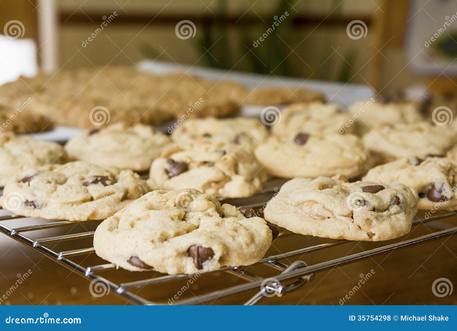 Fresh Baked Cookies stock photo. Image of oatmeal, sweets - 35754298