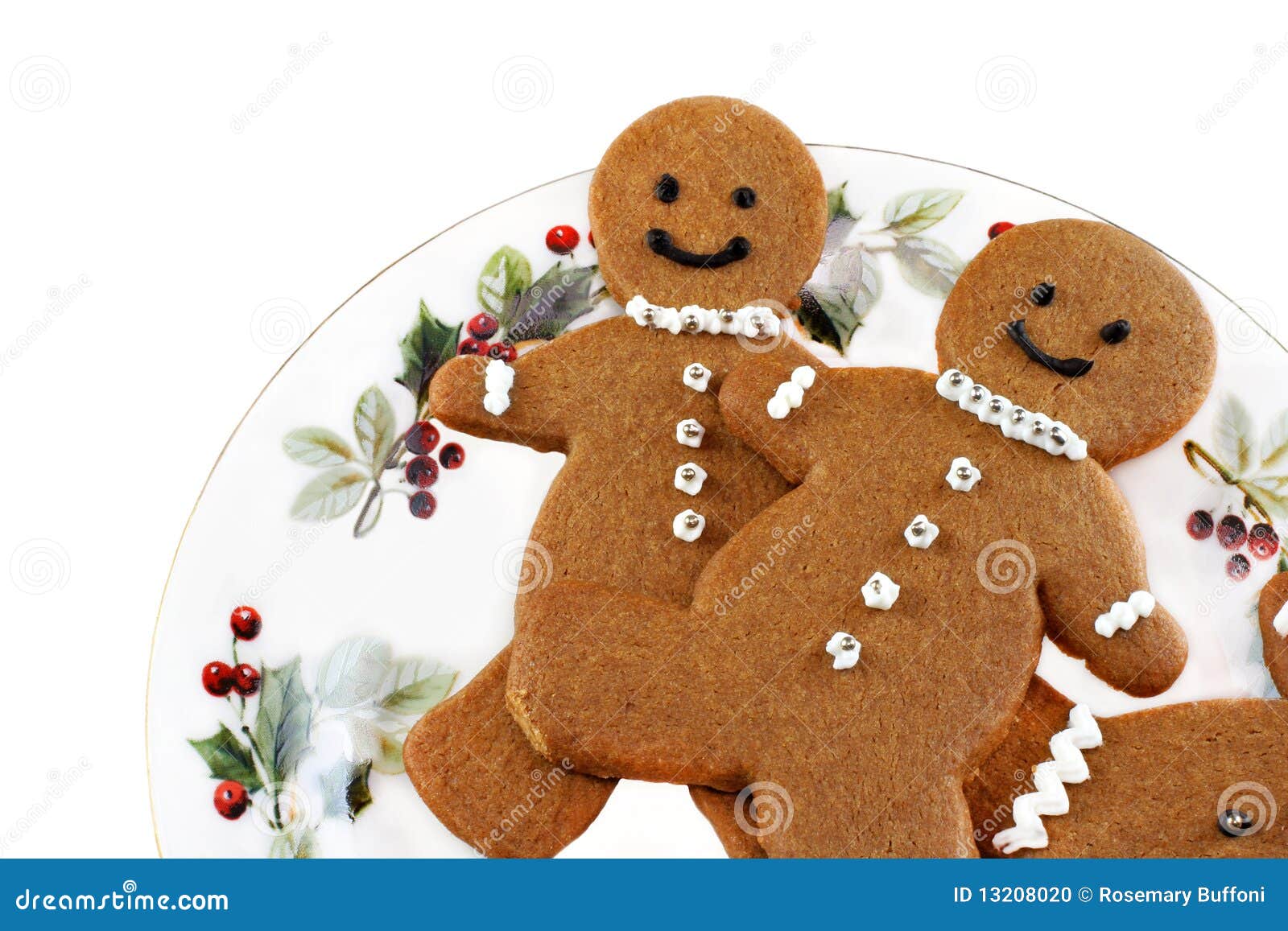 Fresh Baked Gingerbread Men Stock Photo - Image of buttons, delicious ...