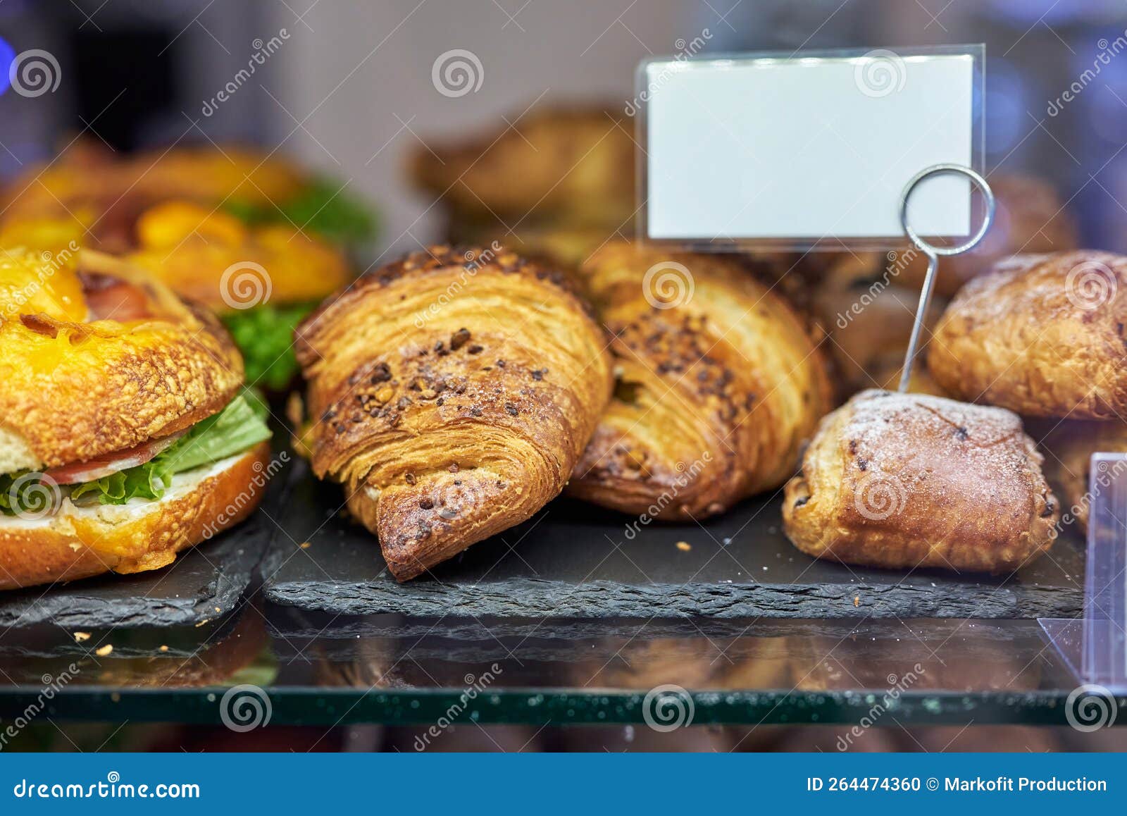 Fresh Baked Pastries in the Bakery Stock Photo - Image of streetfood ...