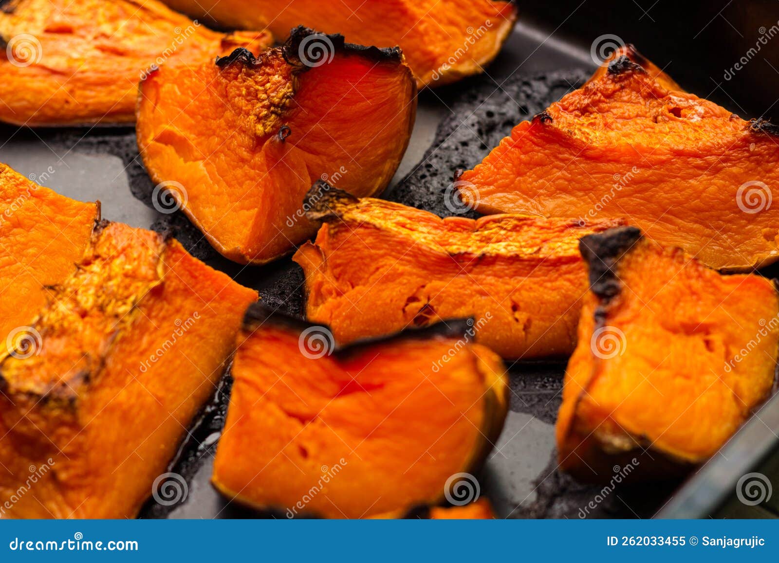 Baked Pumpkins Ready To Eat Stock Image - Image of hokkaido, gourmet ...
