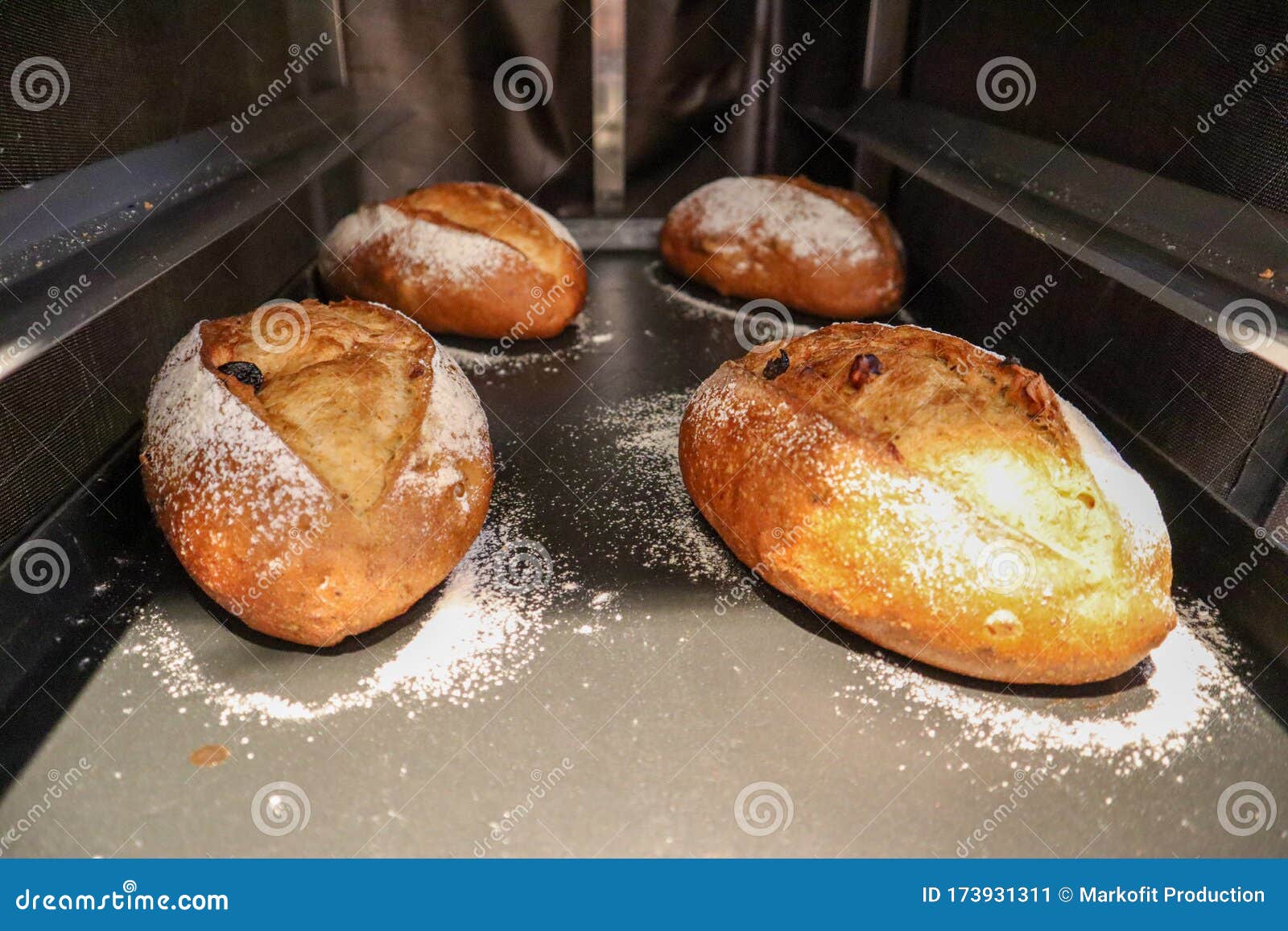 Fresh Baked Whole Breads in Chinese Bakery Stock Image - Image of ...