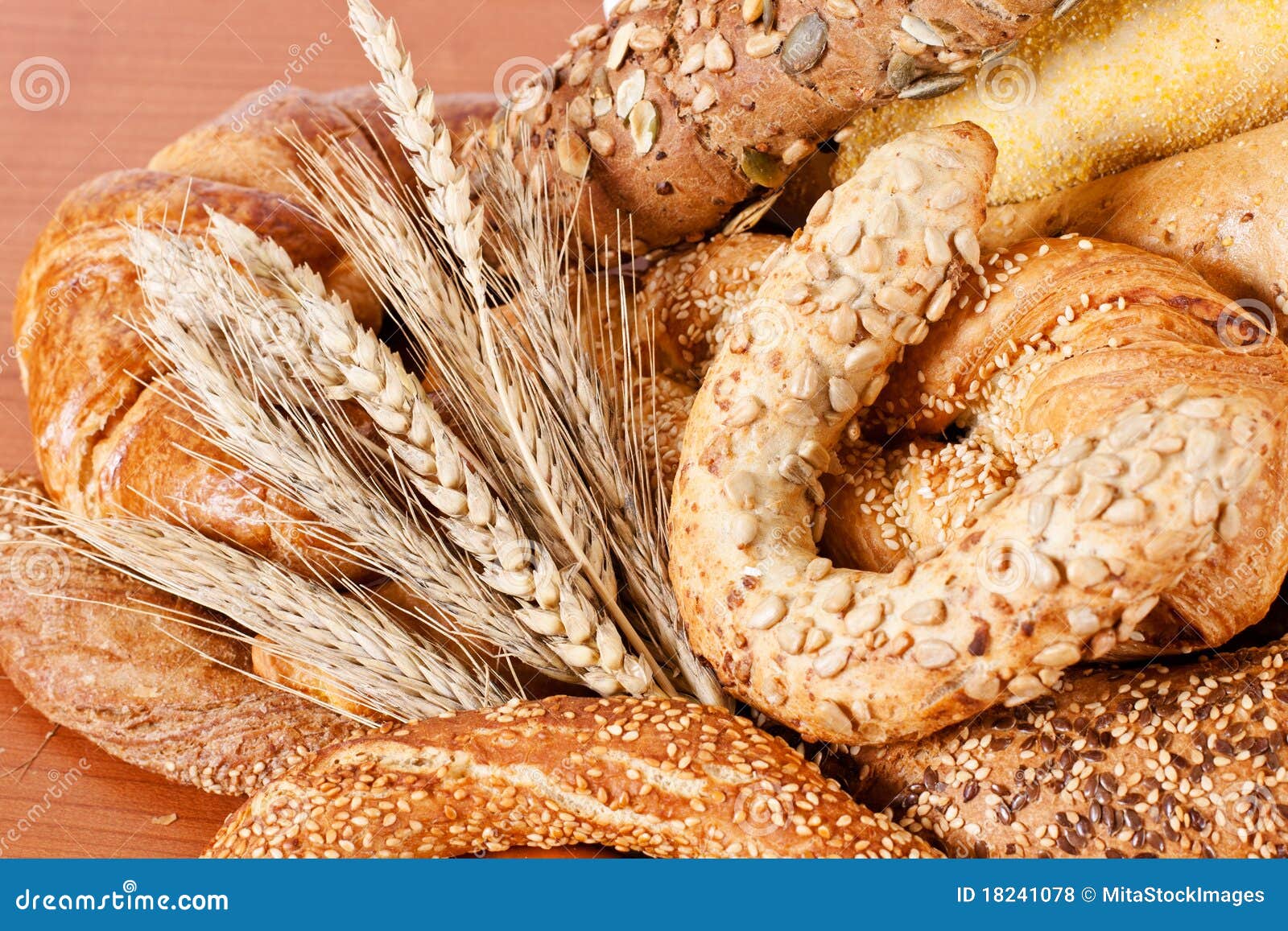 Fresh bakery products stock photo. Image of brown, bread - 18241078
