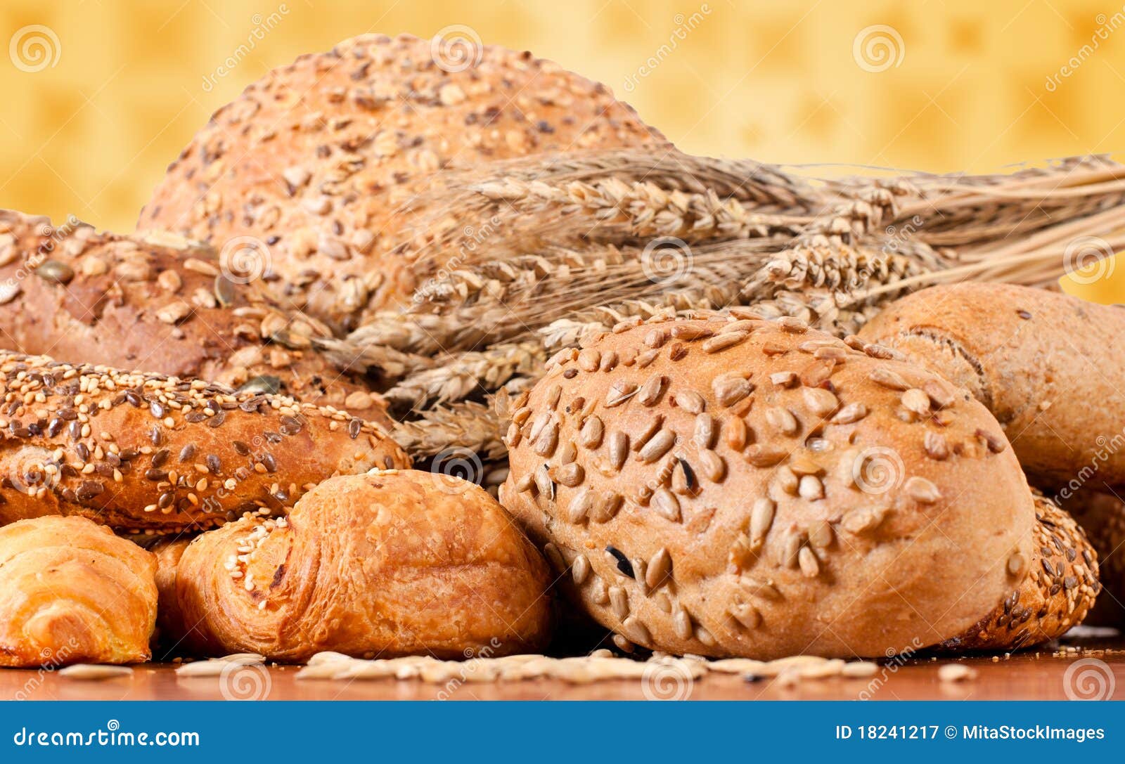 Fresh bakery products stock image. Image of cereal, organic - 18241217