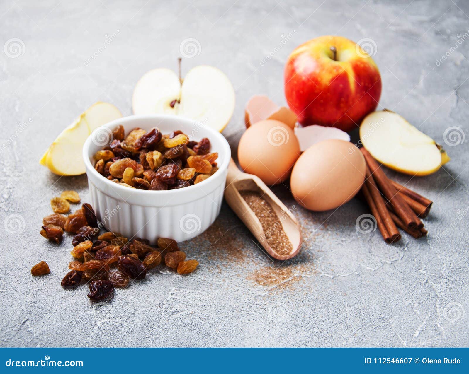 Fresh baking ingredients stock image. Image of cake - 112546607