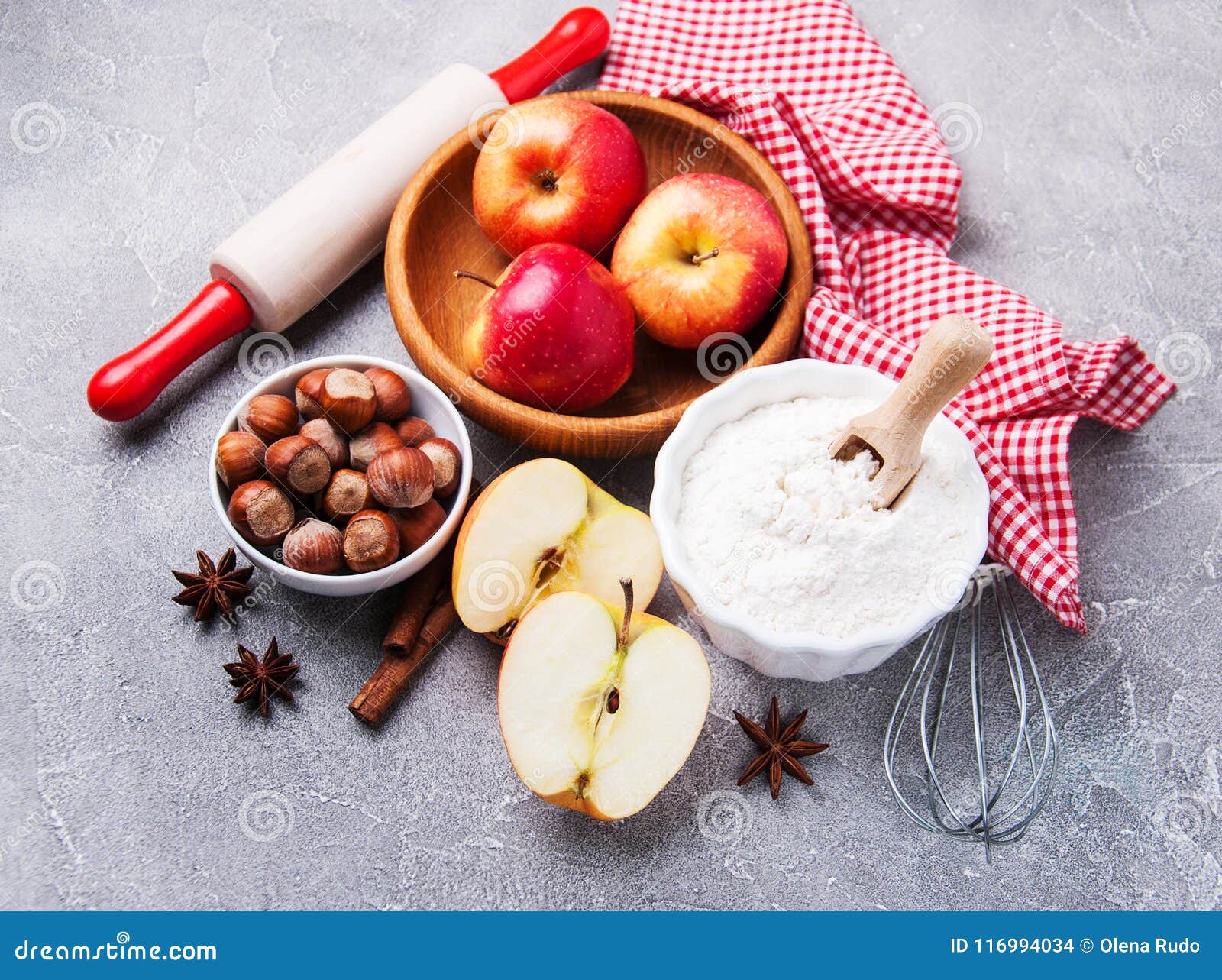 Fresh baking ingredients stock photo. Image of traditional - 116994034