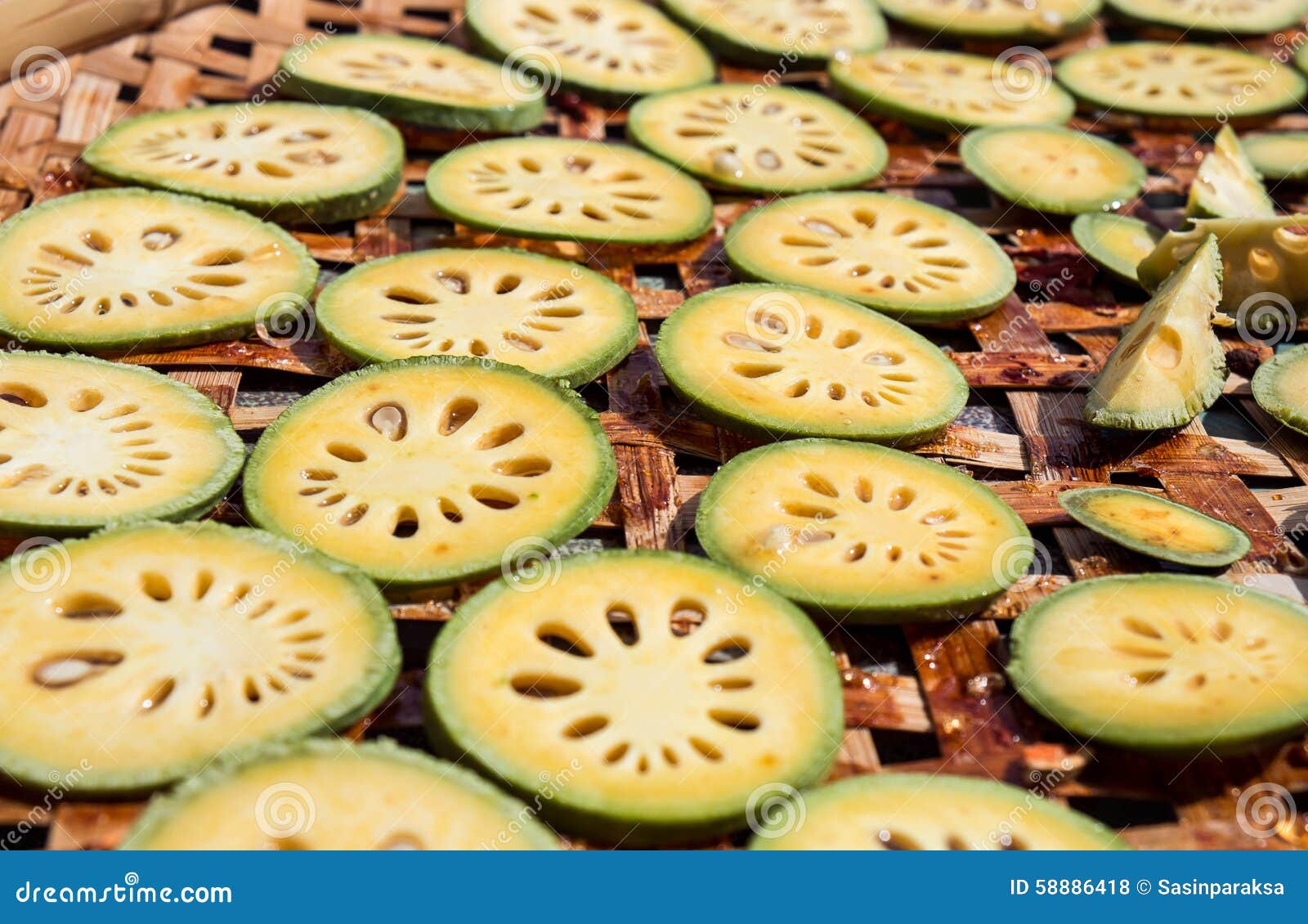 Fresh Bale Fruit Preparing for Dry Out Stock Photo - Image of bale ...
