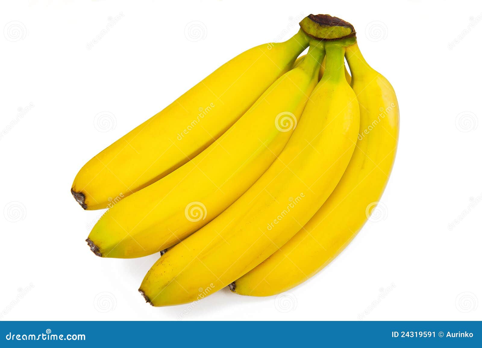 Fresh bananas stock image. Image of healthy, isolated - 24319591