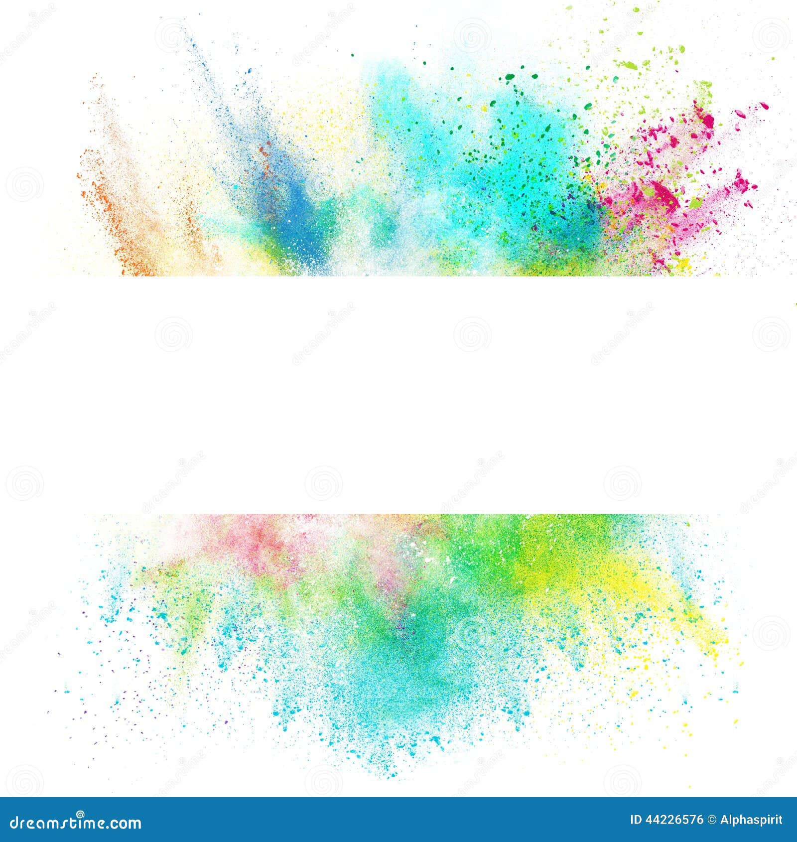Colour Splash Isolated On Transparent Background. Cartoon Vector ...