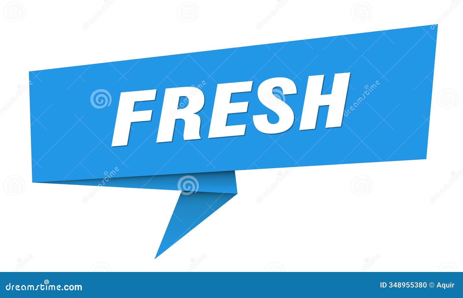 Fresh Banner. Fresh Speech Bubble, Label, Sticker, Sign Template Stock ...