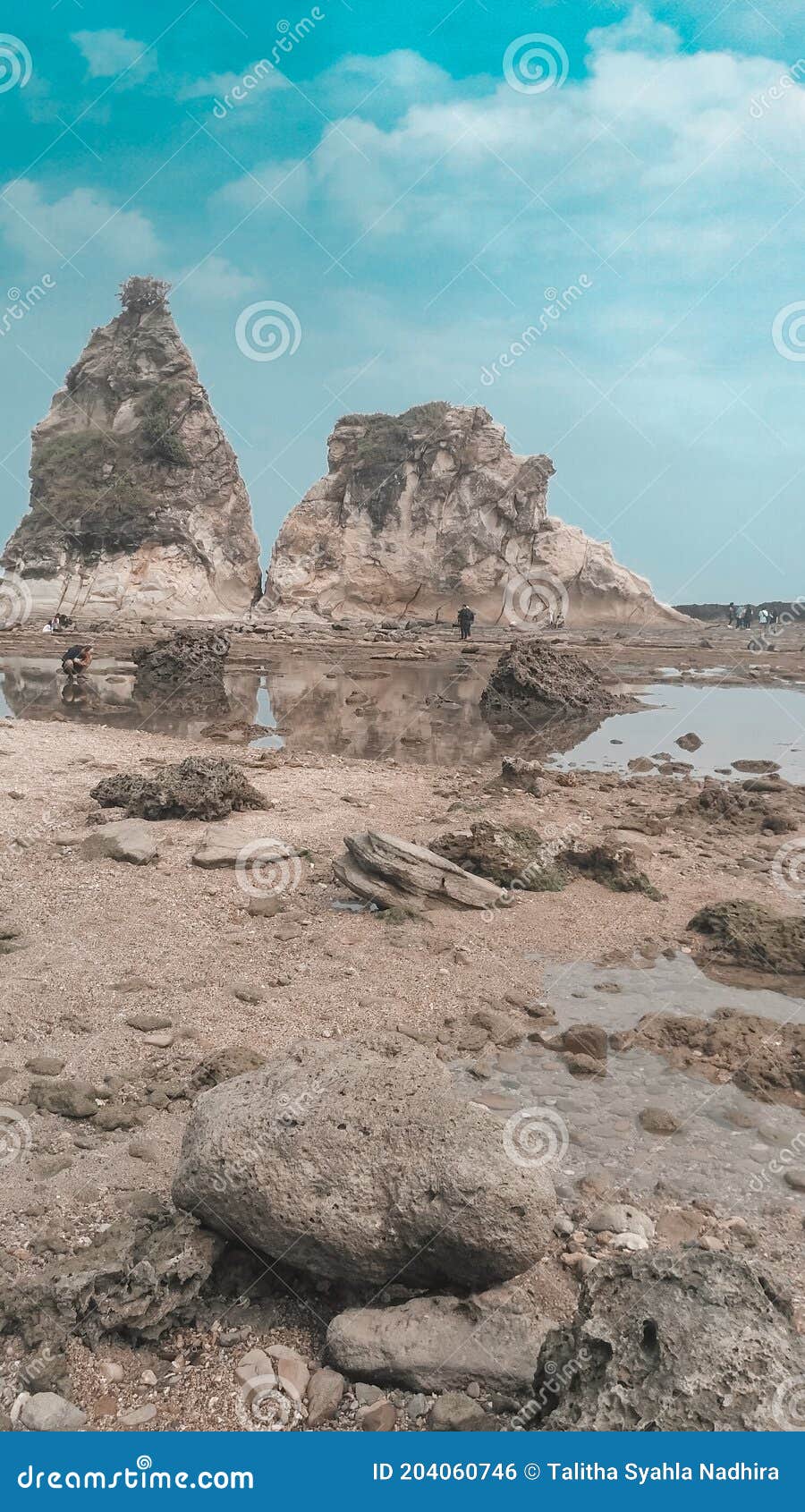 Fresh Beach in the Light, Amazing View Stock Photo - Image of beach ...
