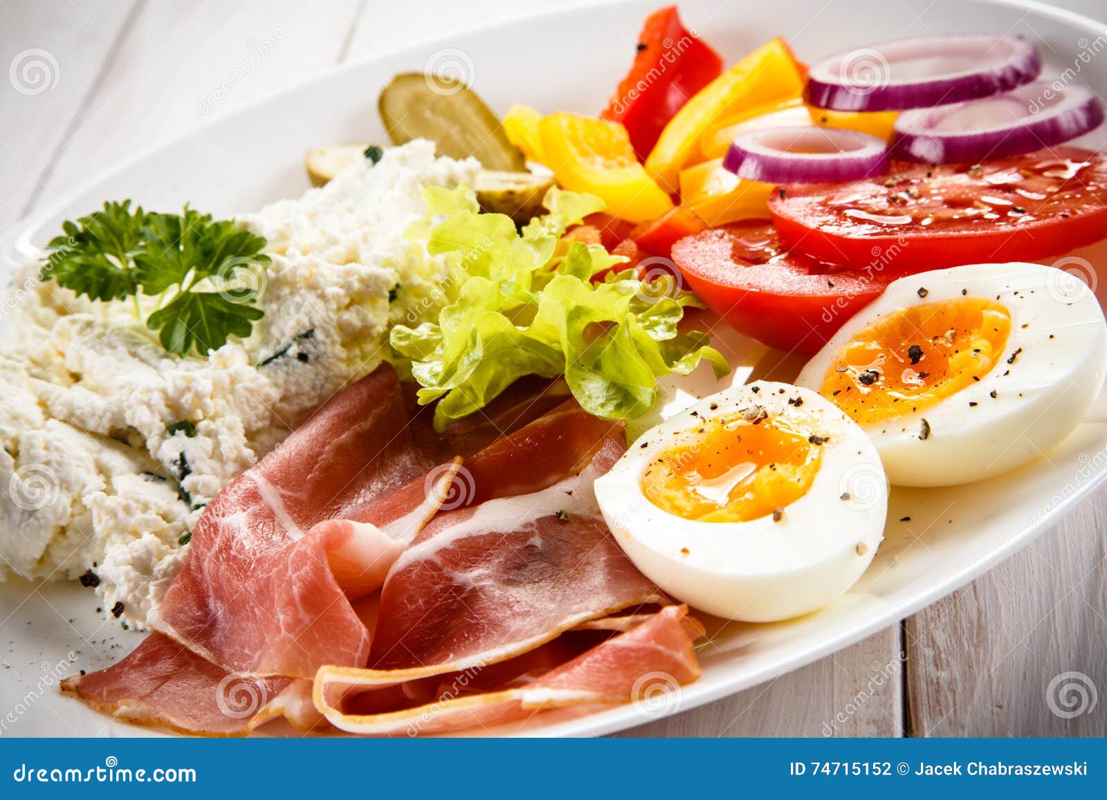 Fresh beakfast stock photo. Image of closeup, meal, cottage - 74715152