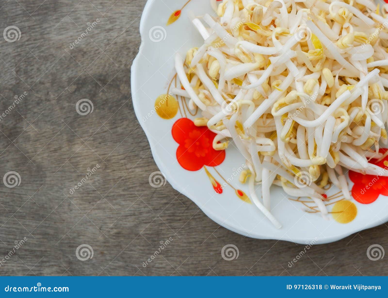 Fresh Bean sprout stock photo. Image of sprout, fresh - 97126318
