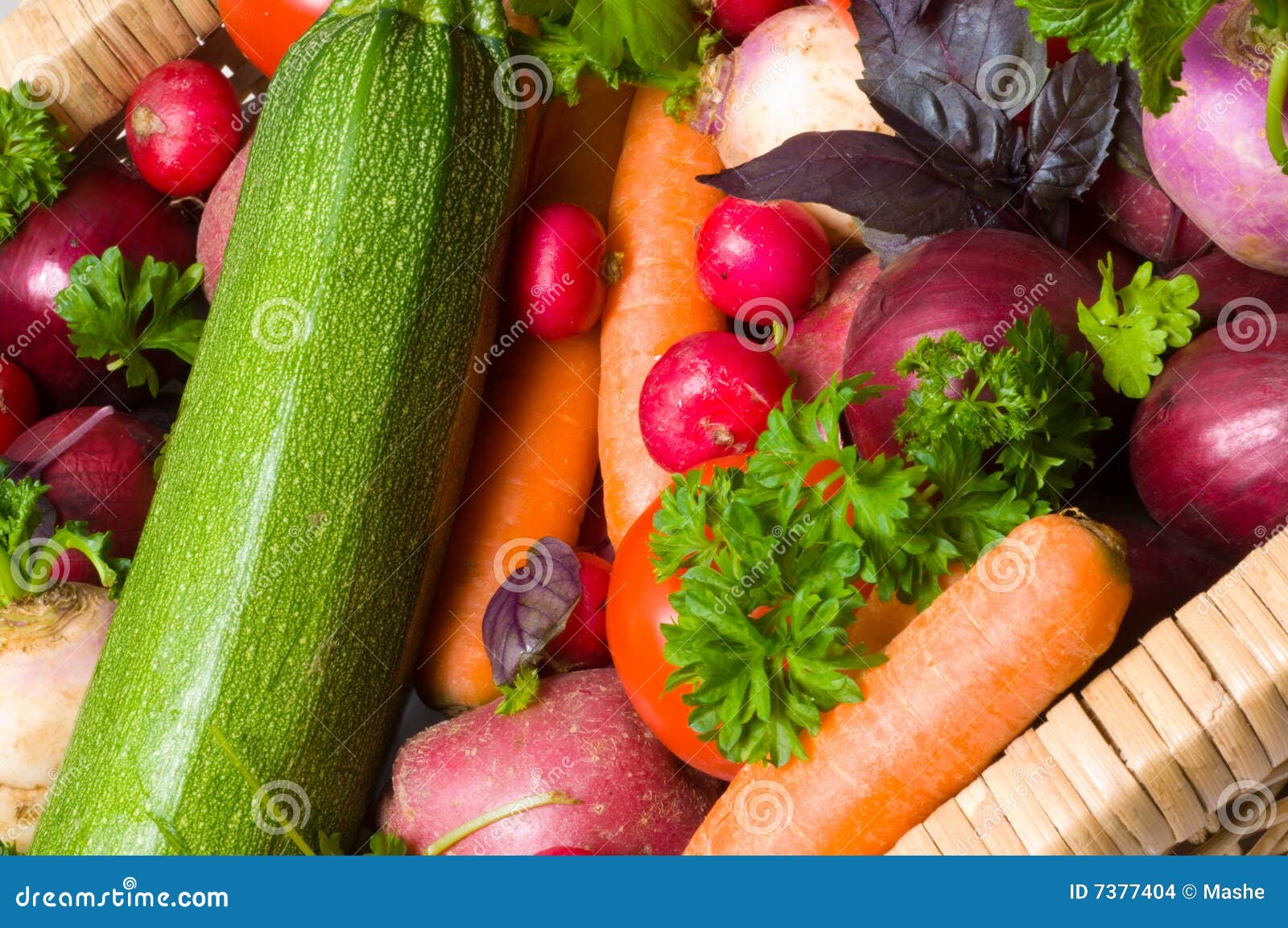 Fresh beautiful vegetables stock photo. Image of basil - 7377404