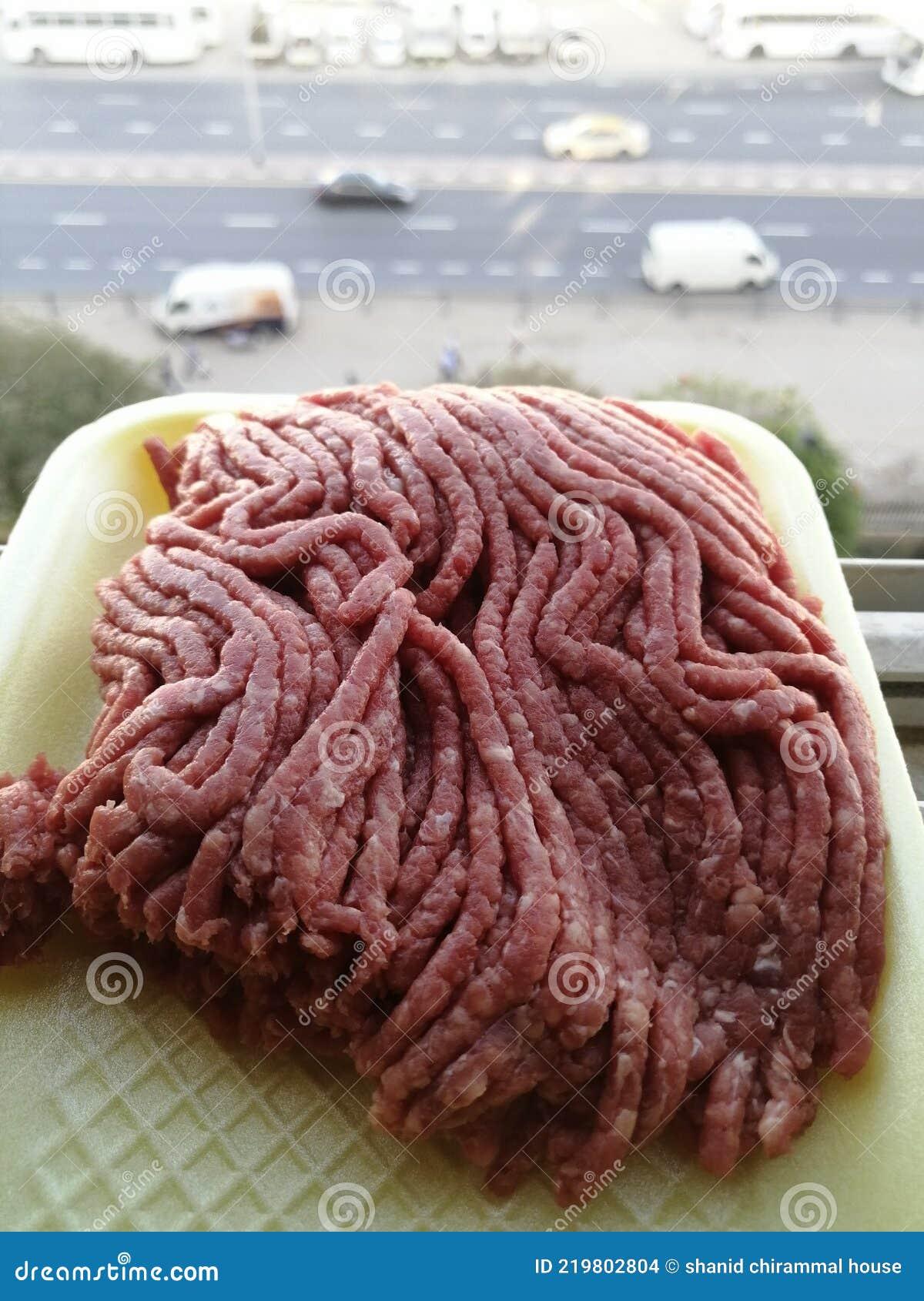 Fresh beef mince meat stock photo. Image of beef, dessert - 219802804