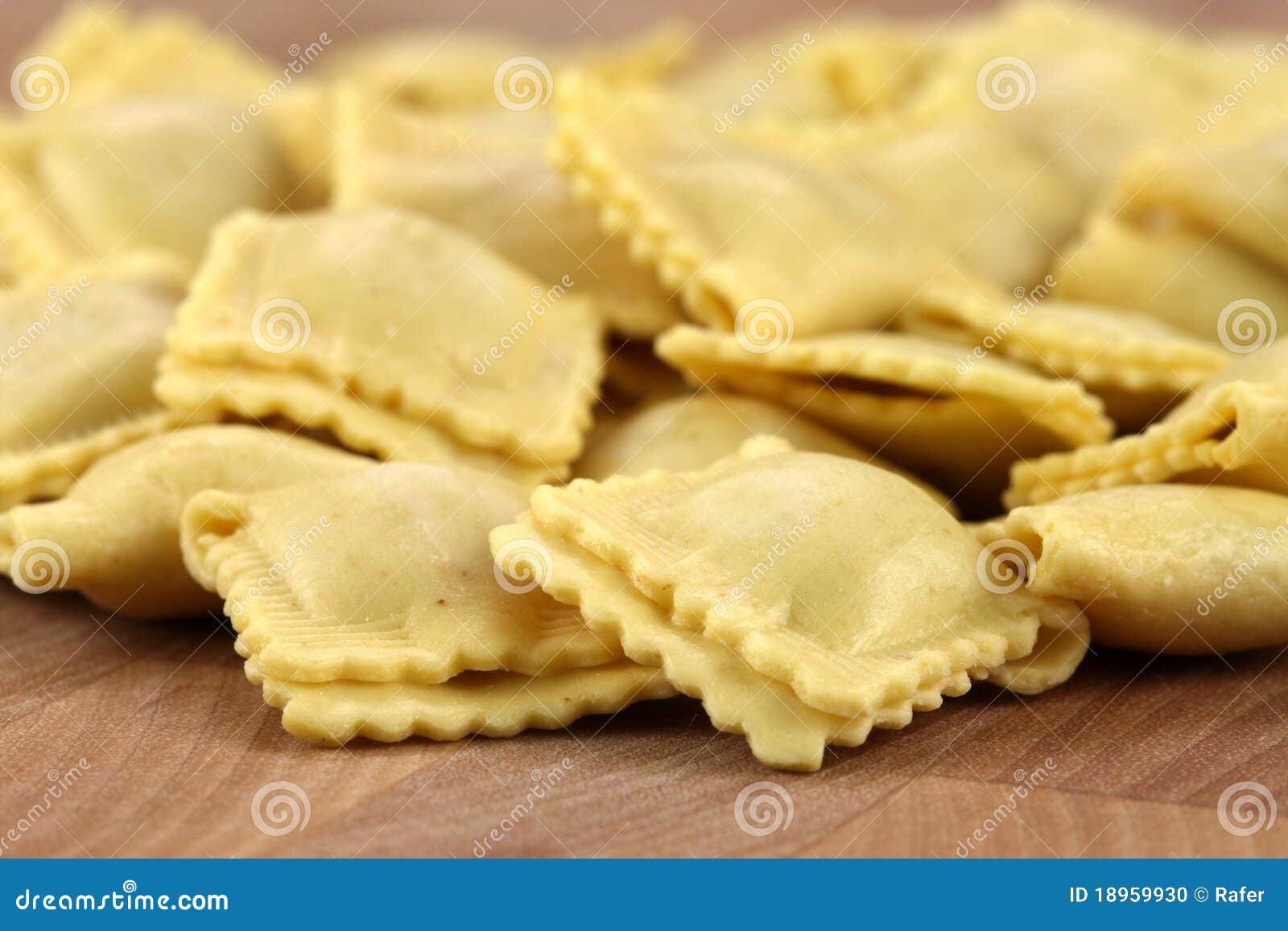 Fresh beef ravioli stock photo. Image of italy, macro - 18959930