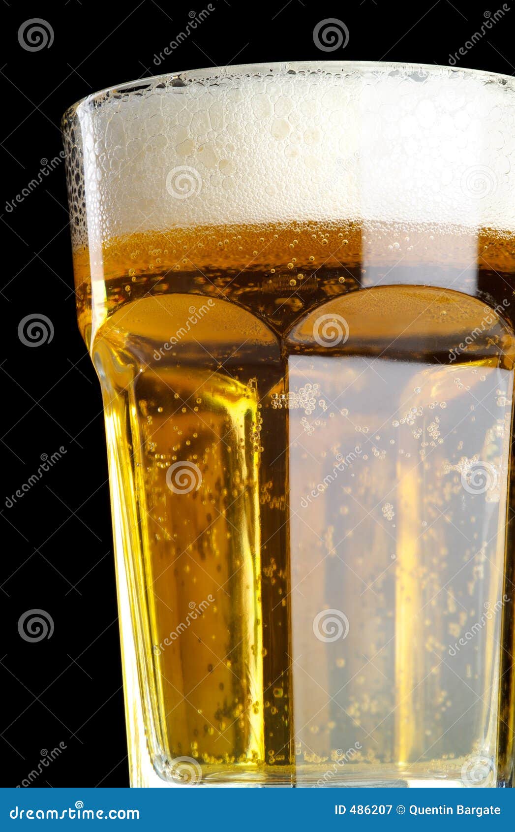 Fresh Beer Isolated on Black Stock Image - Image of dinner, supper: 486207