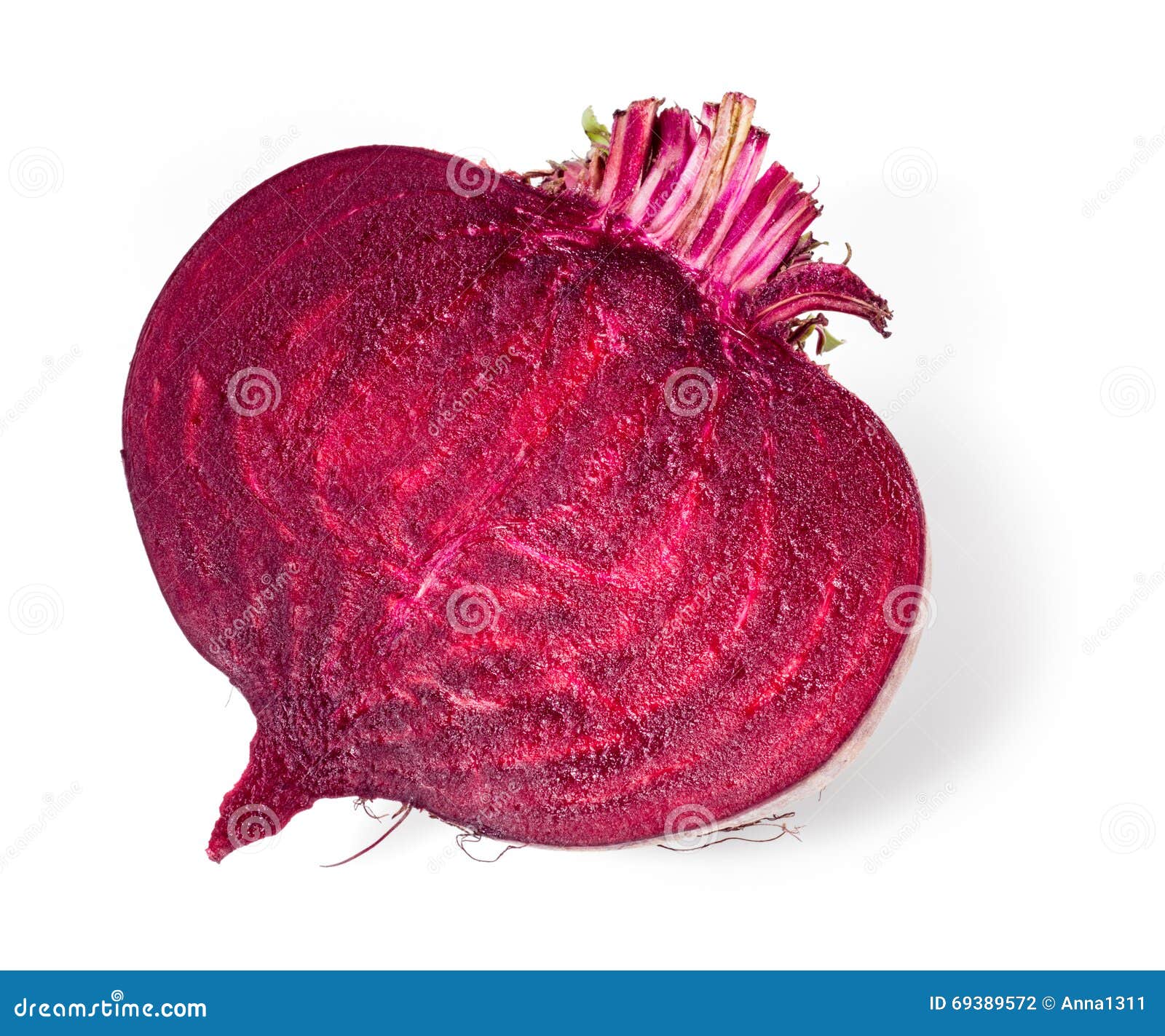 Fresh Beetroot. Half Isolated on White. Stock Photo - Image of studio ...