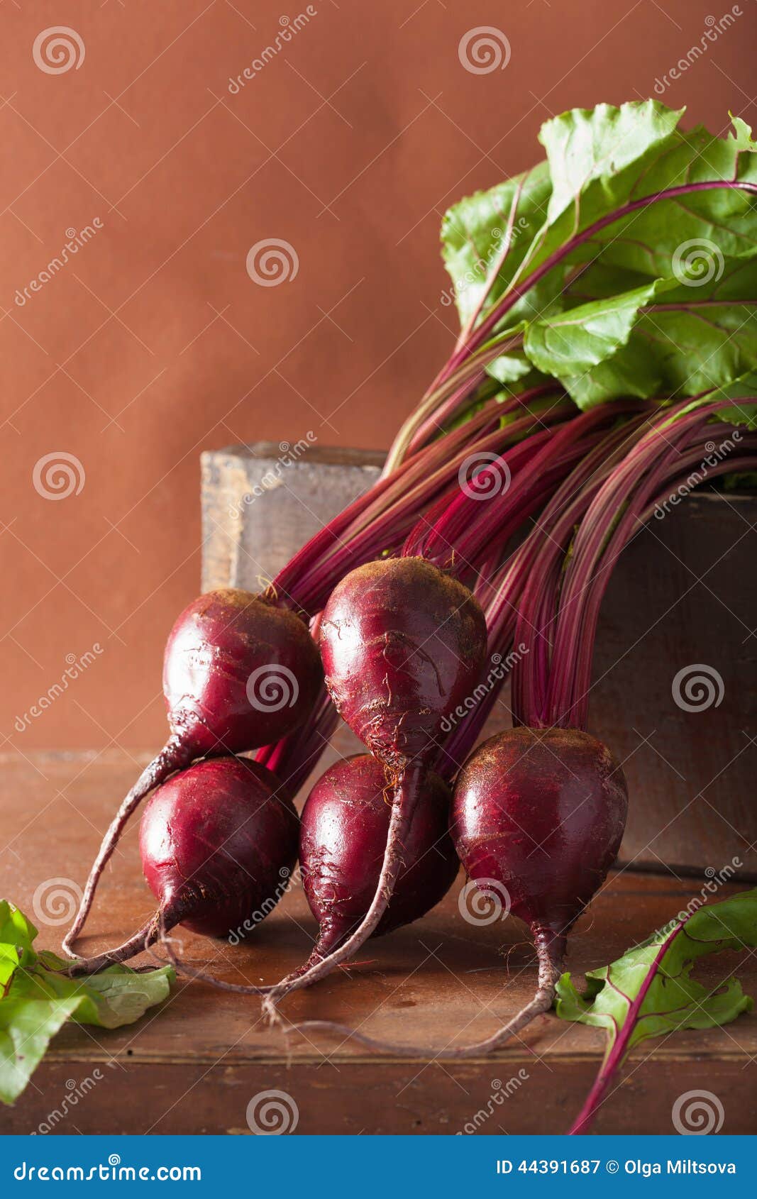 Fresh Beetroot on Wooden Background Stock Image - Image of root ...