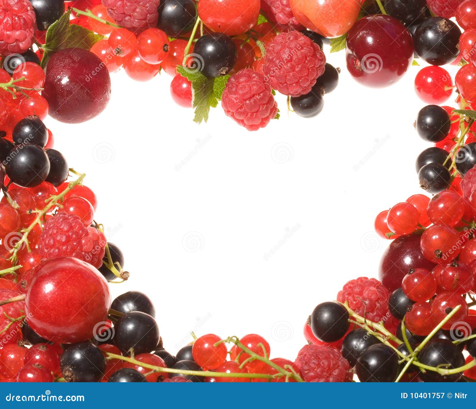 Fresh berries as frame stock image. Image of black, gourmet - 10401757