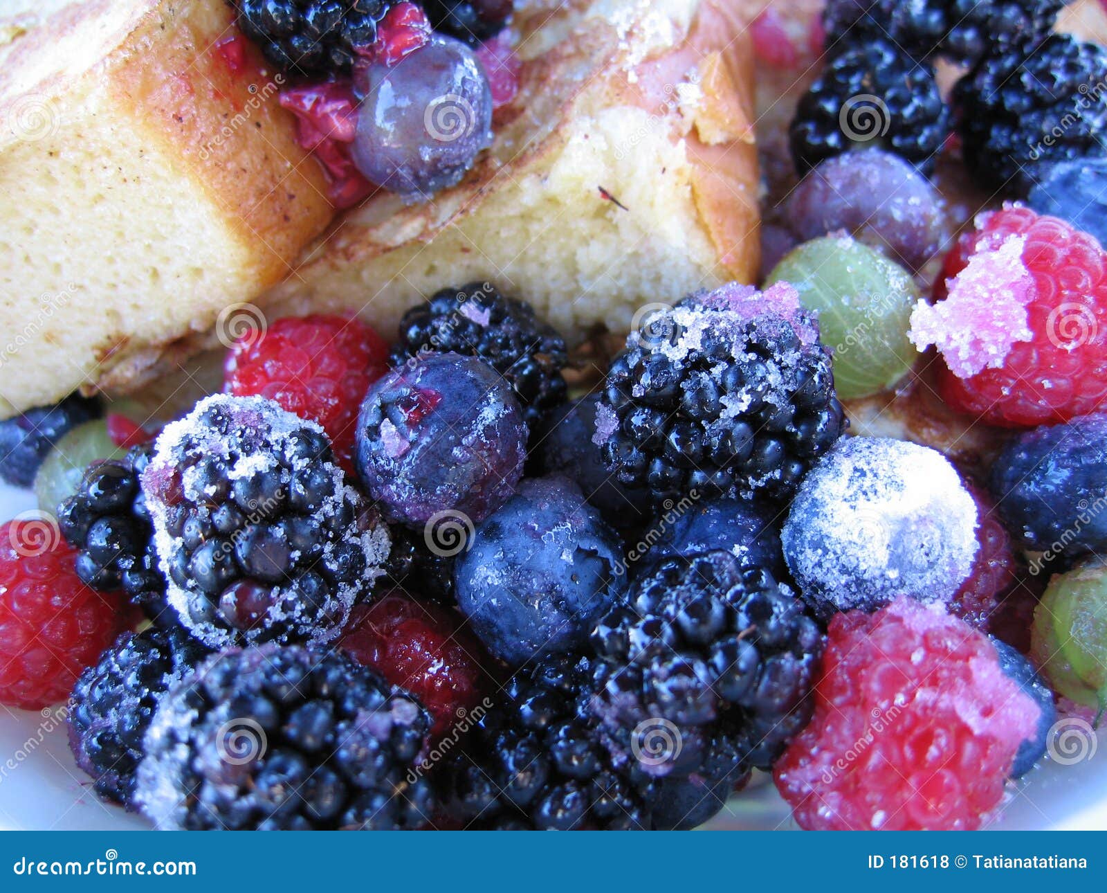 Fresh Berries with French Toast Stock Photo - Image of fresh, leaning ...