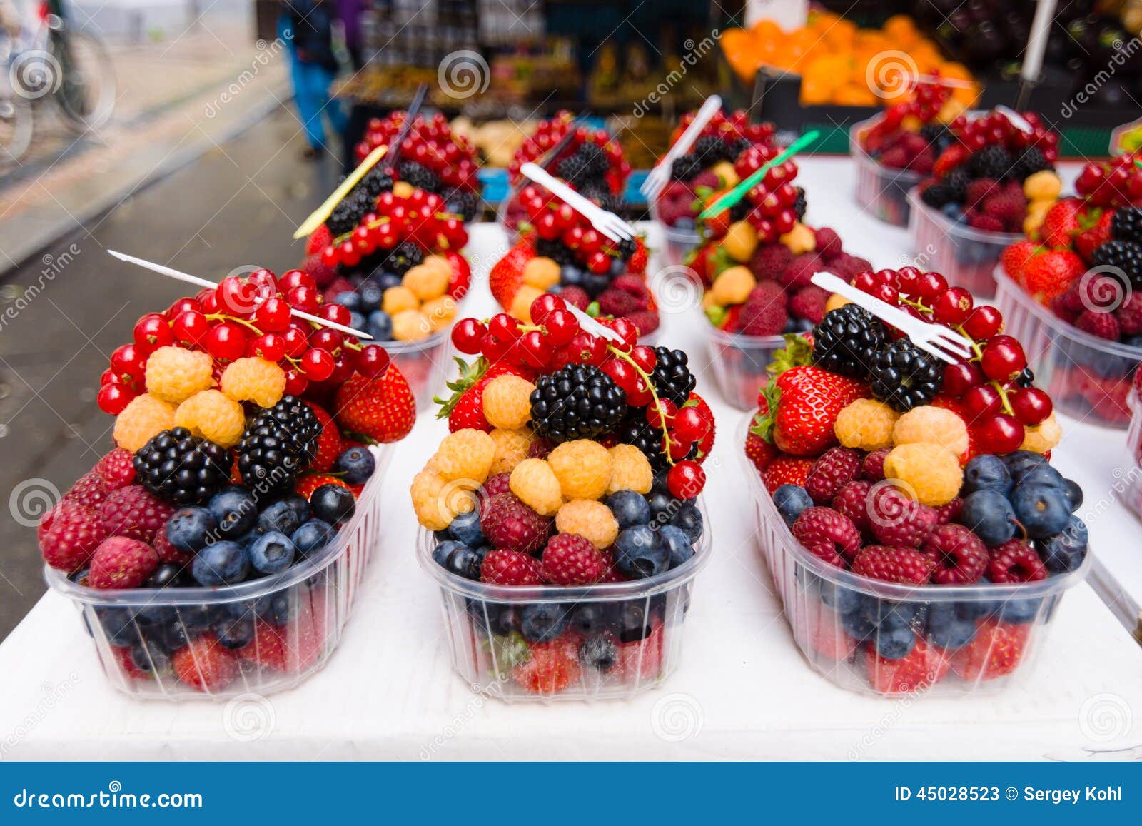 Fresh berries stock image. Image of container, berries - 45028523