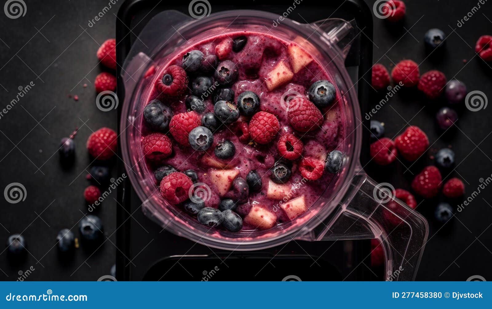 Fresh Berry Bowl Blueberry, Raspberry, Strawberry Indulgence Generated ...