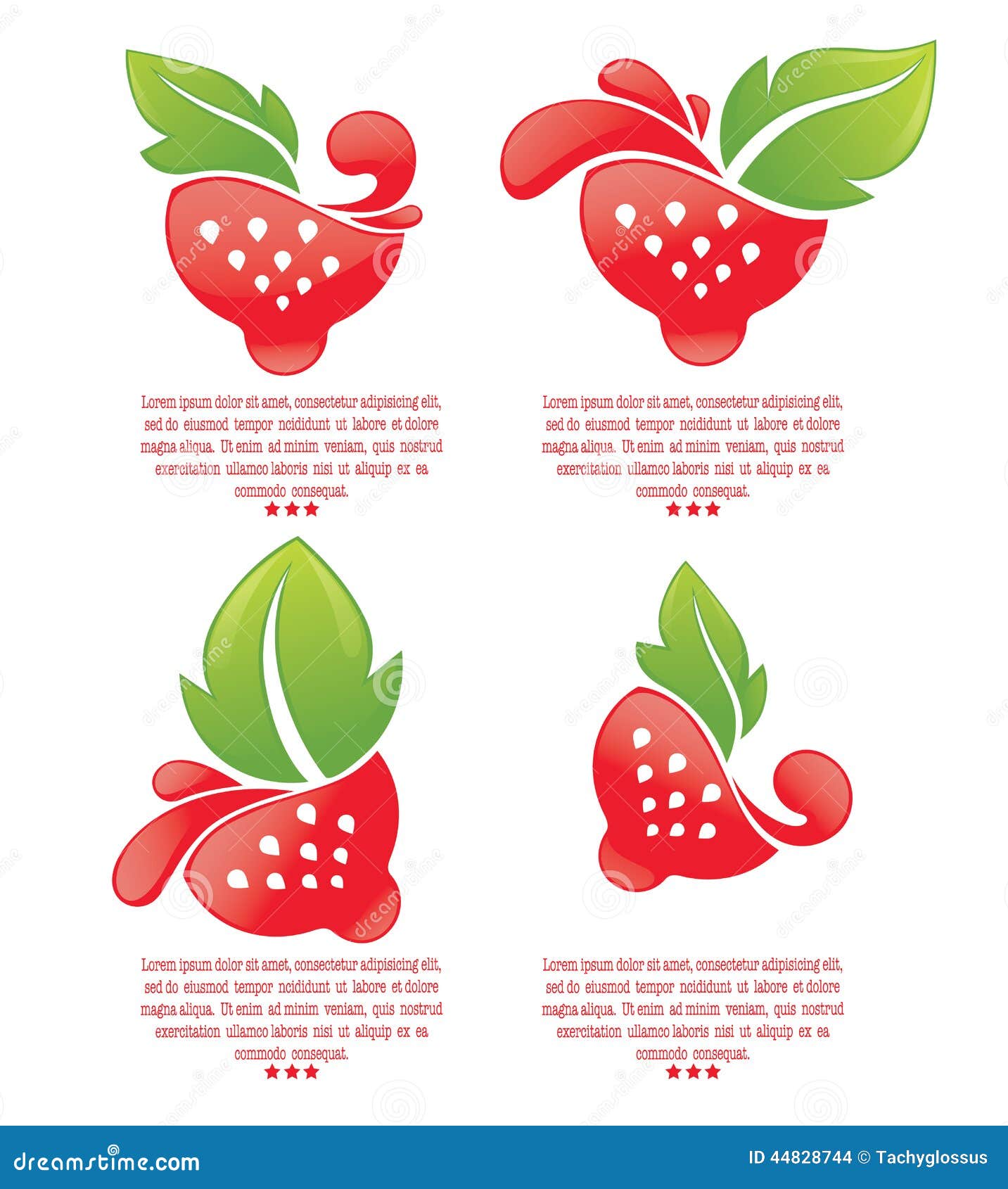 Fresh berry symbols stock vector. Illustration of juice - 44828744