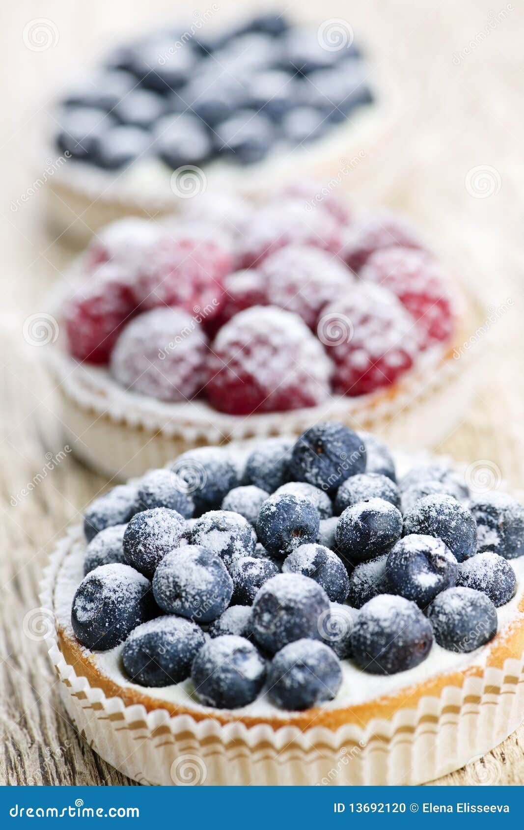 Fresh berry tarts stock photo. Image of flan, pastry - 13692120