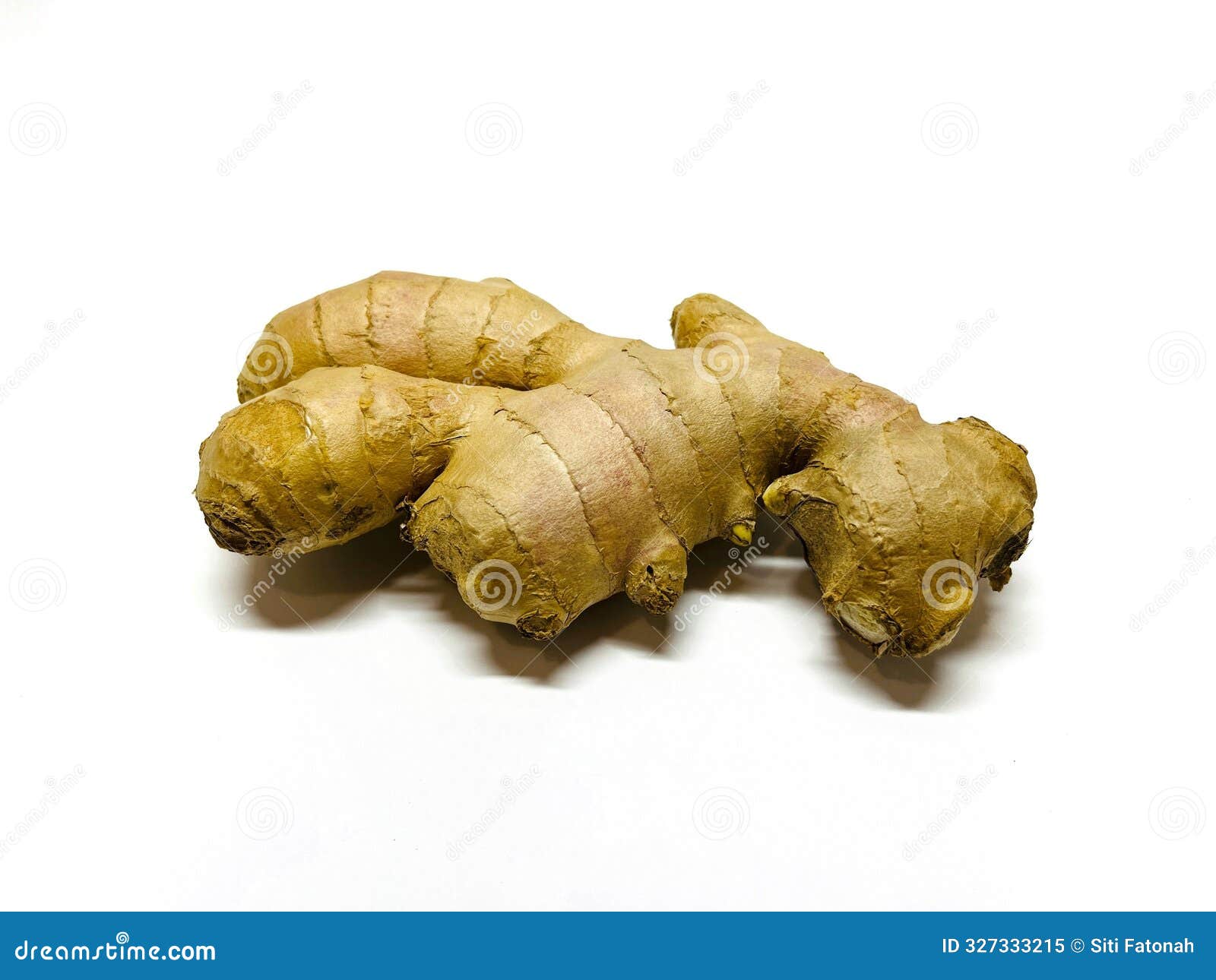 Fresh Ginger Root Isolated on White Background Stock Image - Image of ...