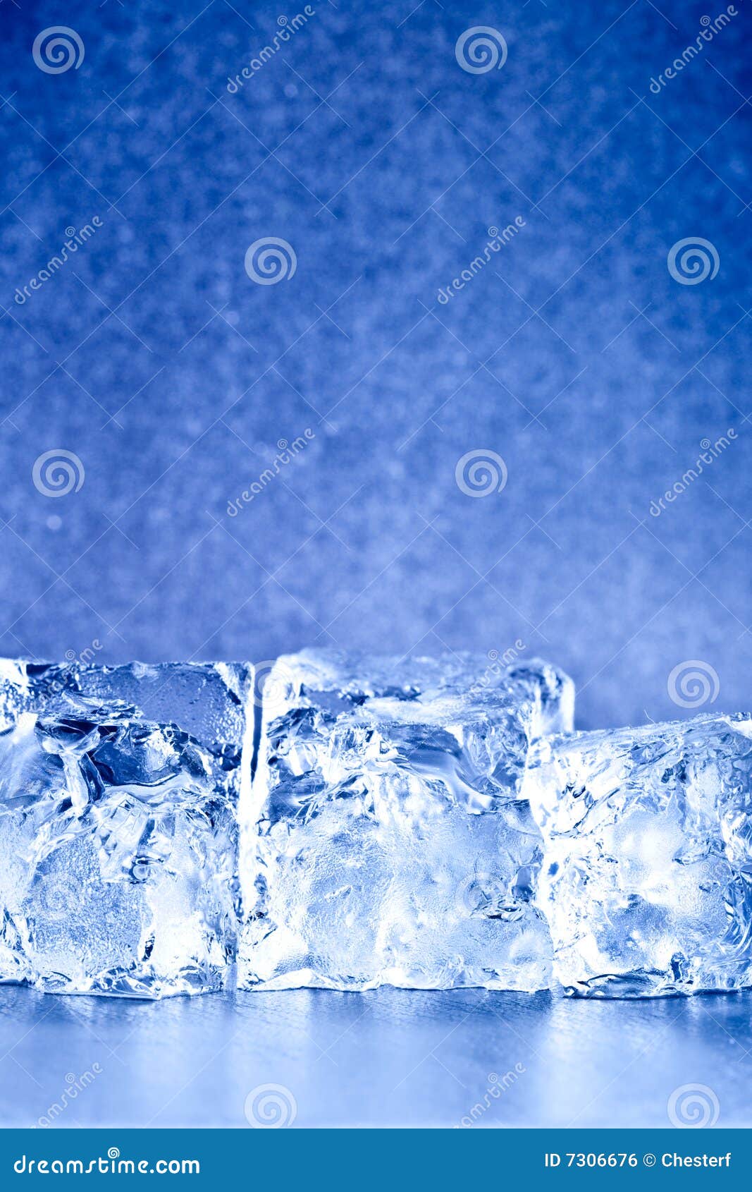 Fresh Blue Ice Cubes Background Stock Photo - Image of refresh, cold ...