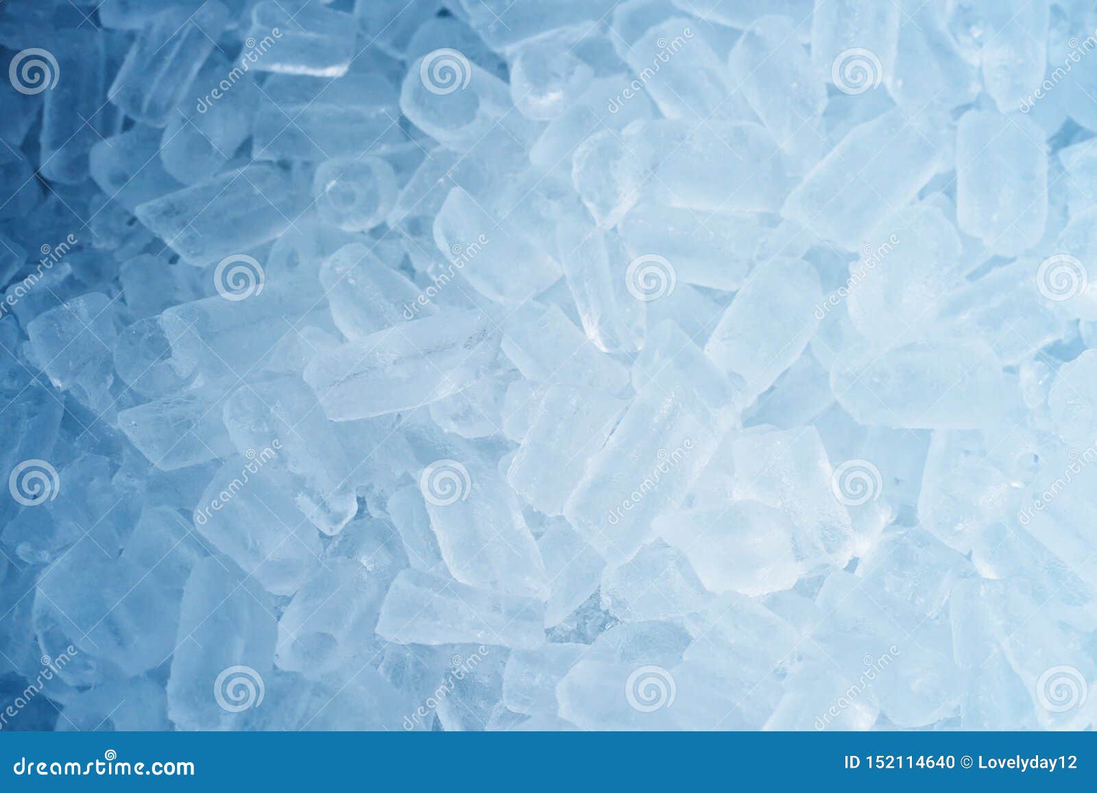Fresh Blue Ice Cubes Background Stock Photo - Image of freeze, texture ...
