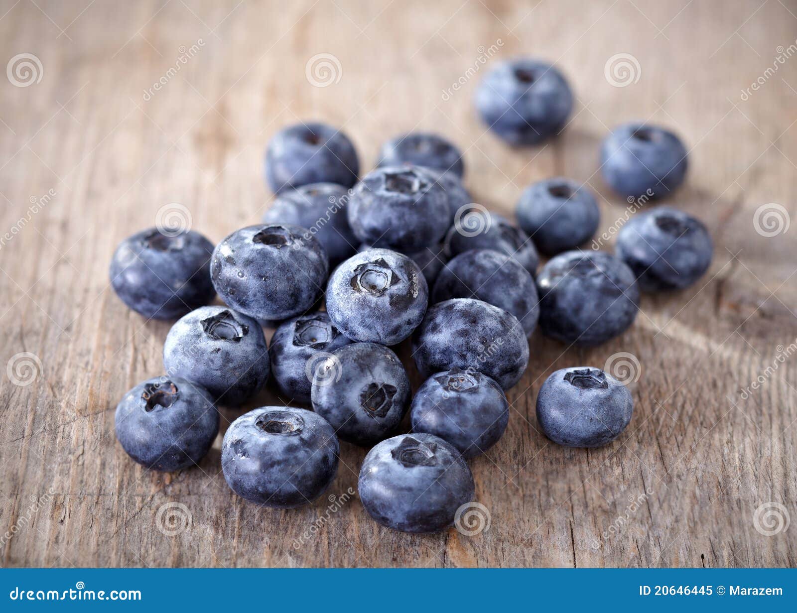Fresh blueberries stock image. Image of food, group, wood - 20646445