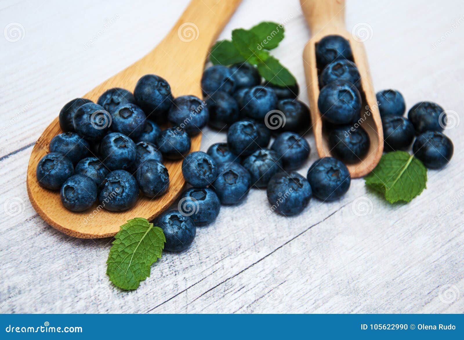 Fresh Blueberries on a Table Stock Photo - Image of berry, antioxidants ...