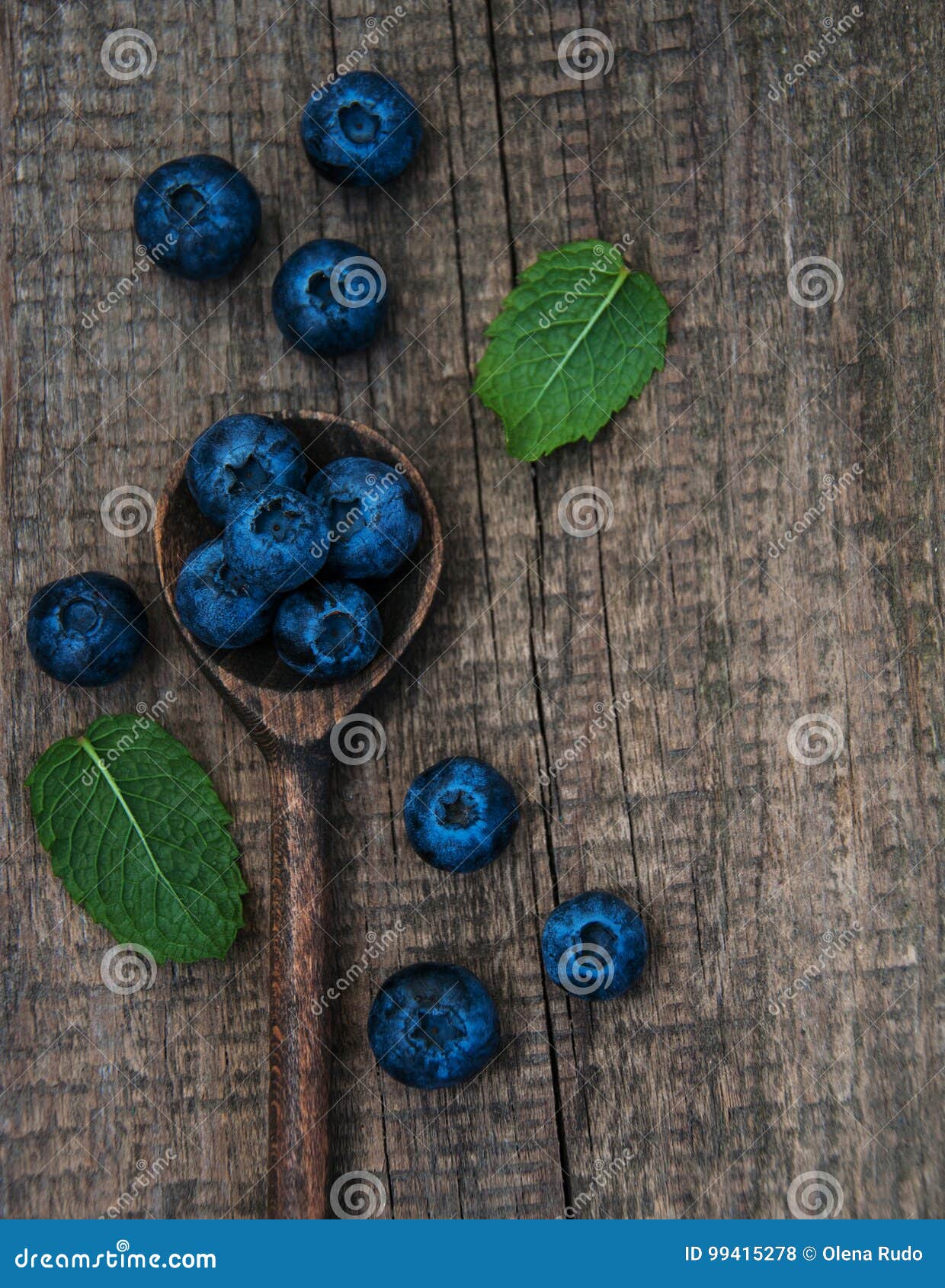 Fresh Blueberries on a Table Stock Photo - Image of berry, diet: 99415278