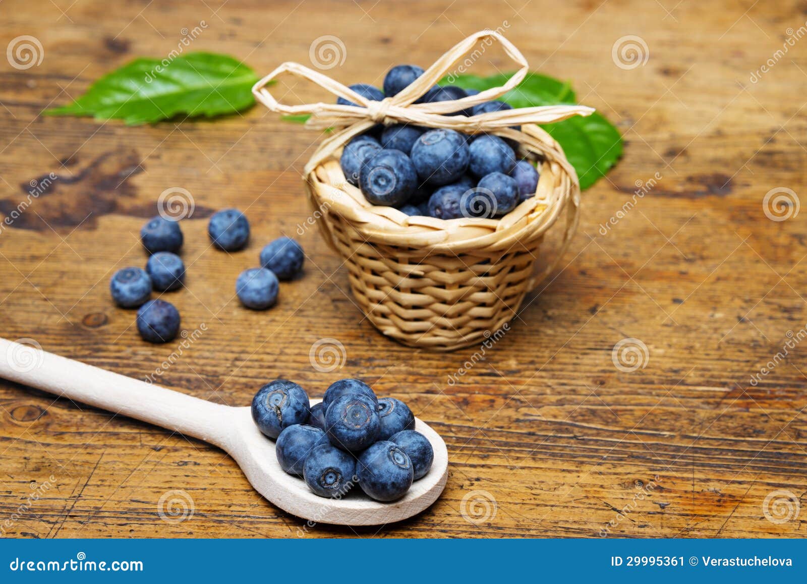 Fresh Blueberries on a Table Stock Image - Image of basket, diet: 29995361