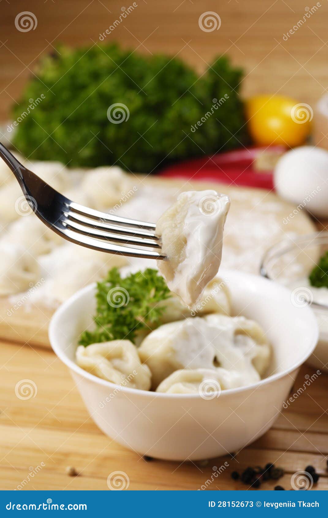 Fresh Boiled Meat Dumplings Stock Image - Image of cuisine, ceramic ...
