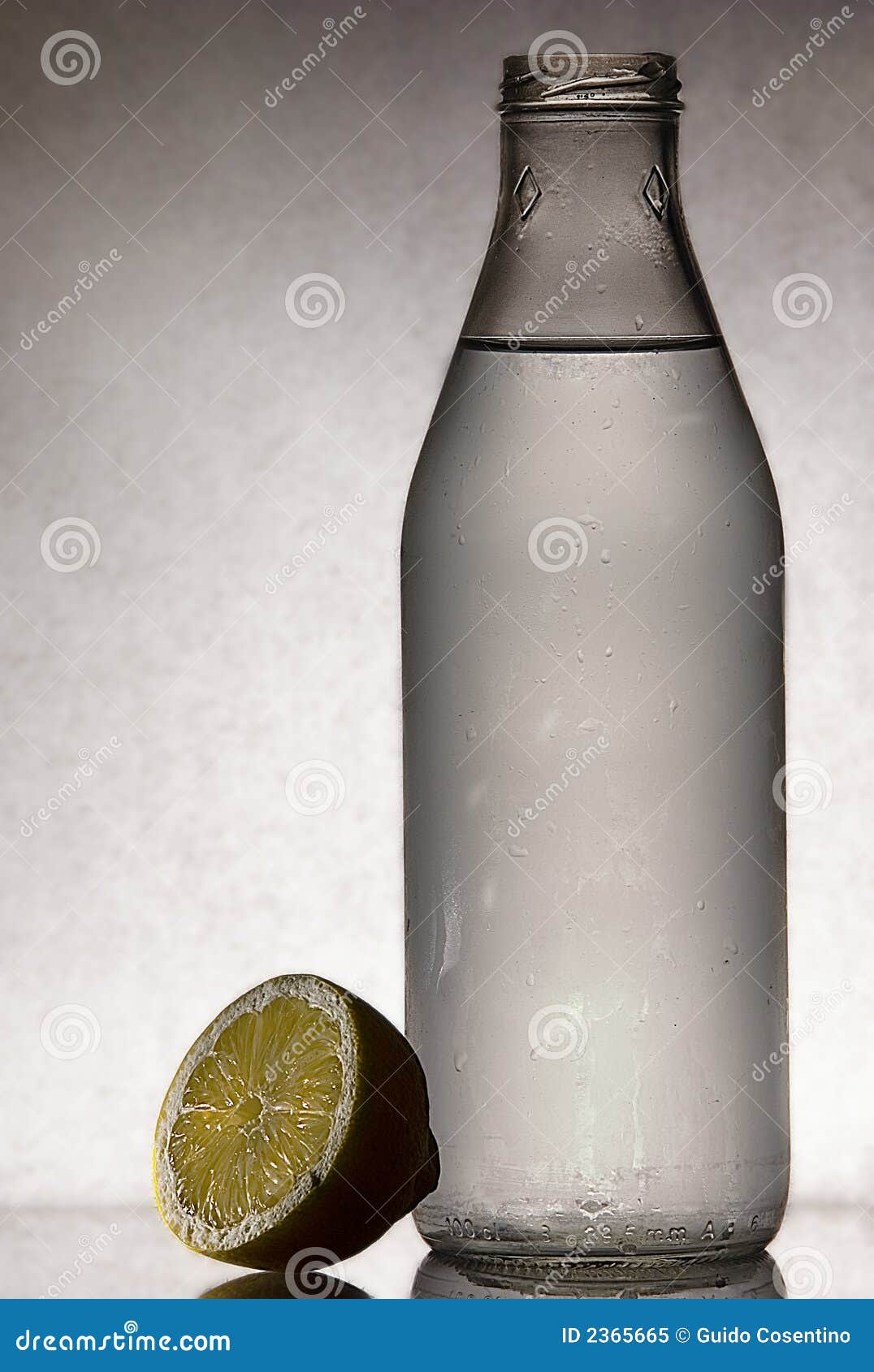 Fresh bottle of water stock image. Image of glass, glassware - 2365665