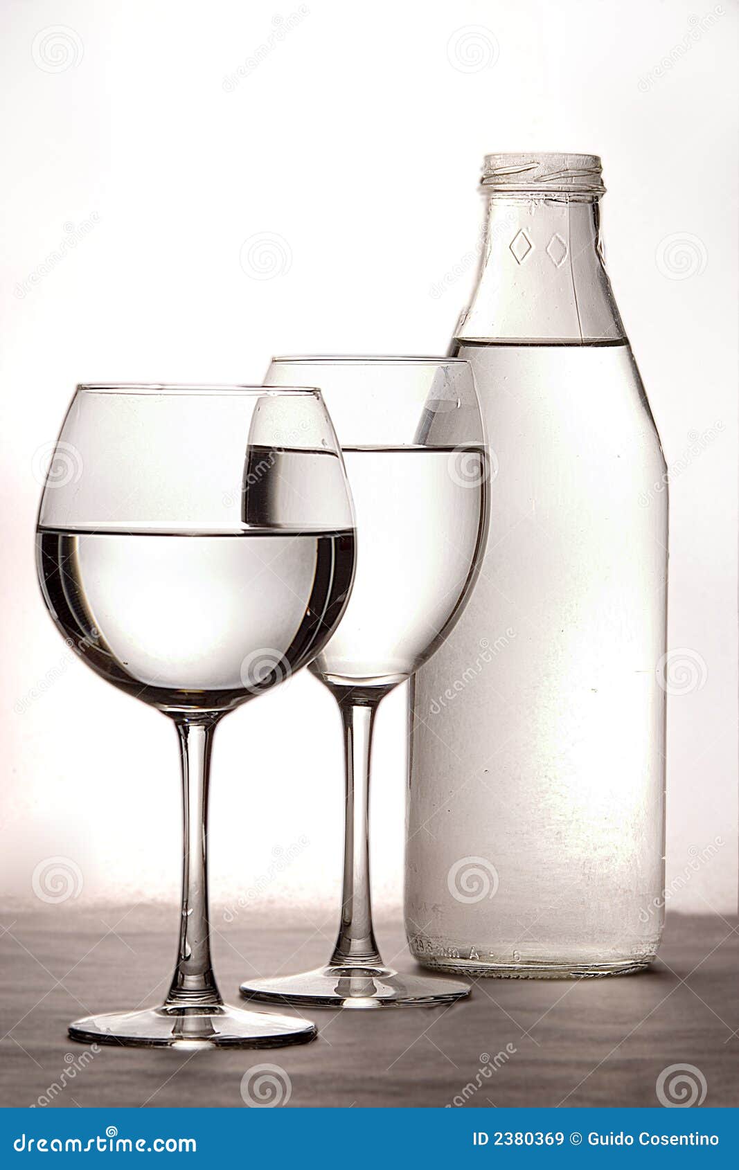 Fresh bottle of water stock image. Image of glass, summer - 2380369