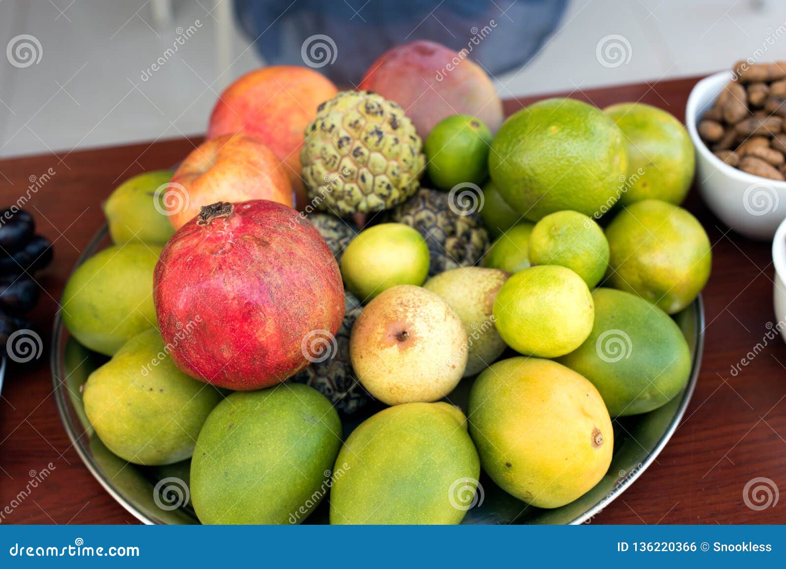 Fresh Brazilian Tropical Fruit Tray Stock Photo - Image of mango ...