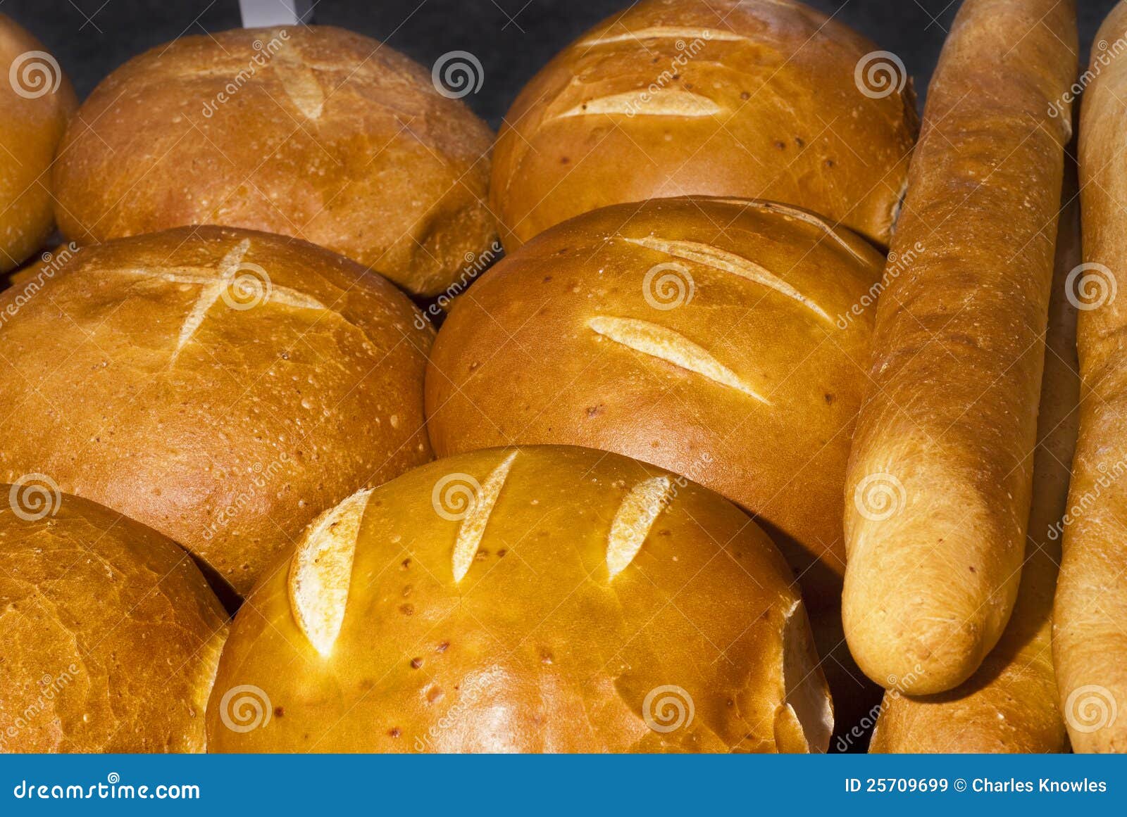Fresh Breab on Display for Sale Stock Image - Image of bread, baked ...