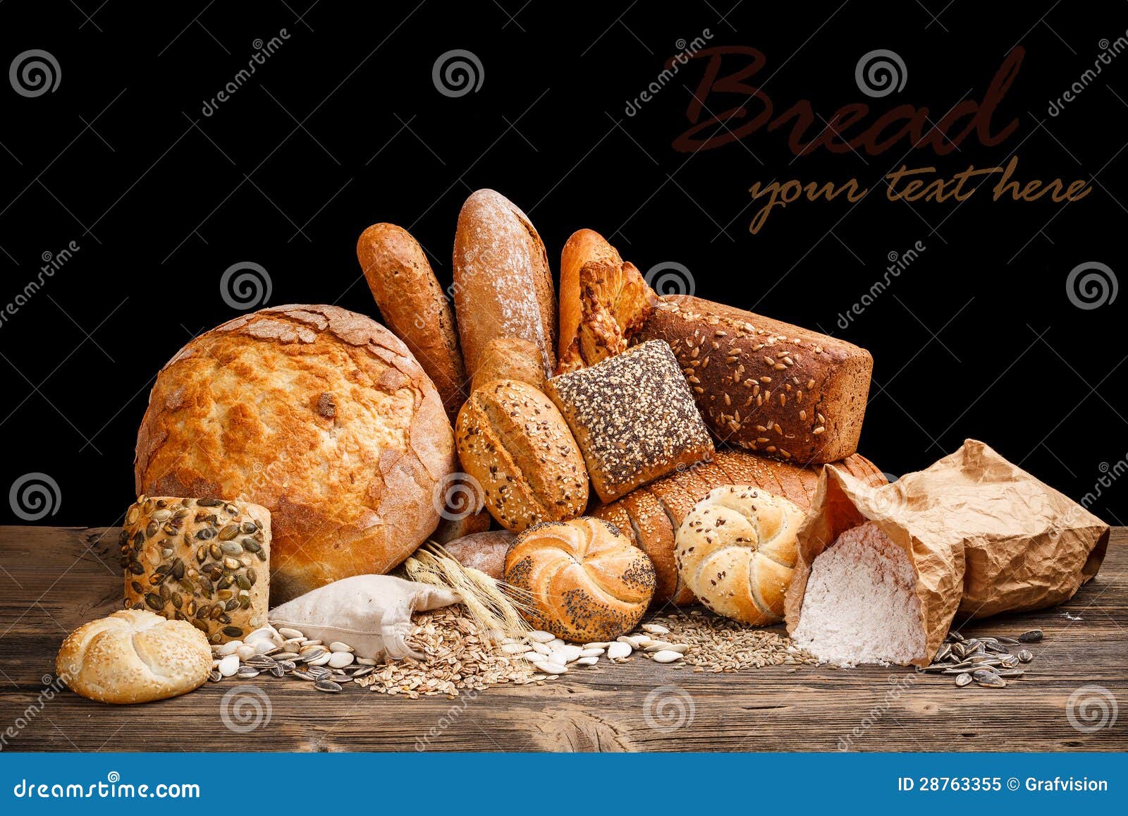 Fresh bread stock image. Image of healthy, bakery, bread - 28763355