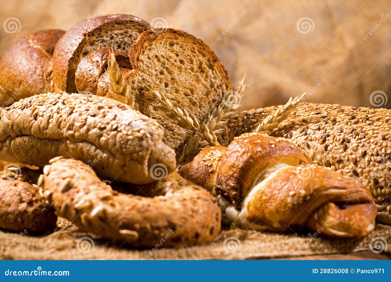Fresh Bread stock photo. Image of natural, plant, cereal - 28826008
